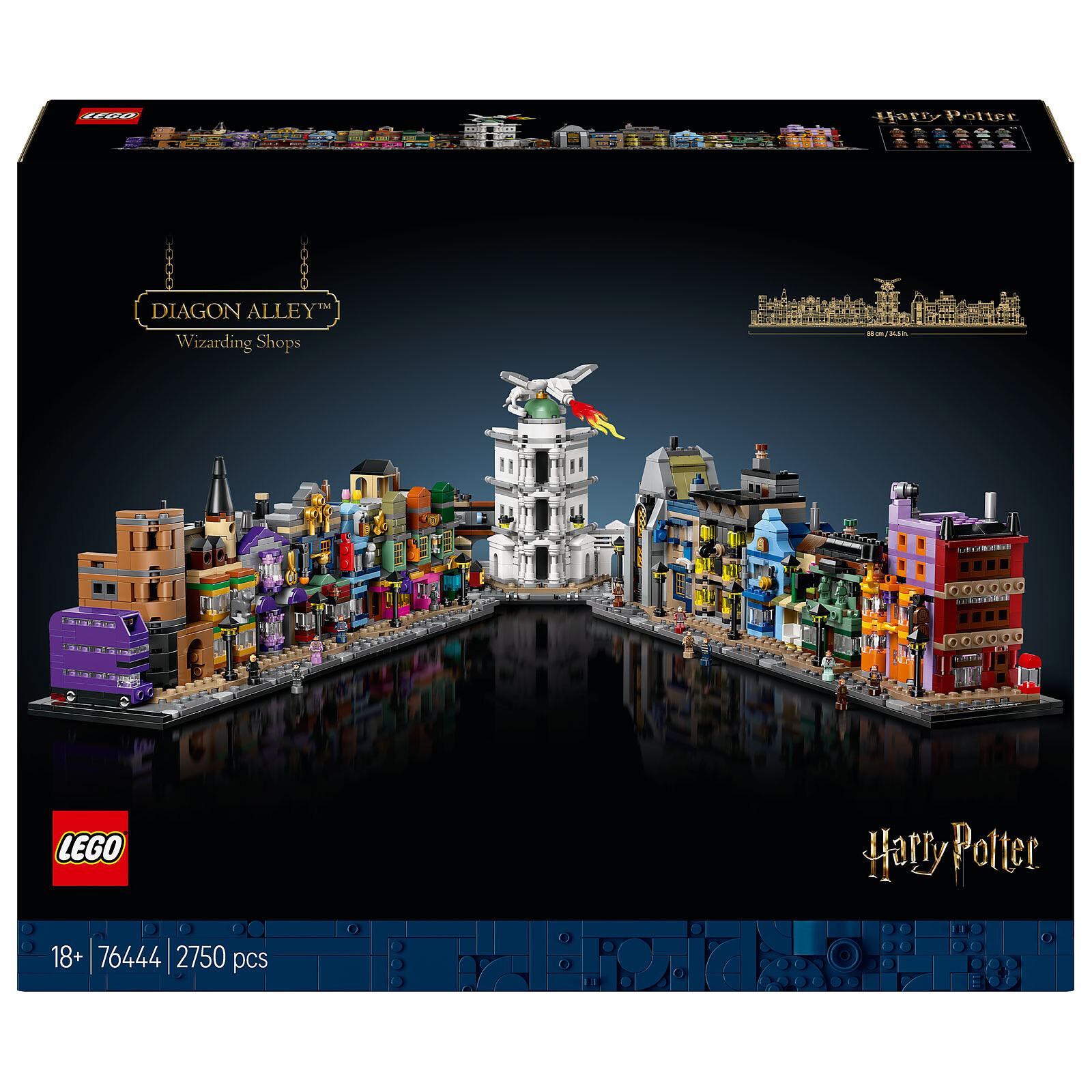 LEGO Harry Potter 76444 The Magical Shops of Traverse Road - LEGO ...