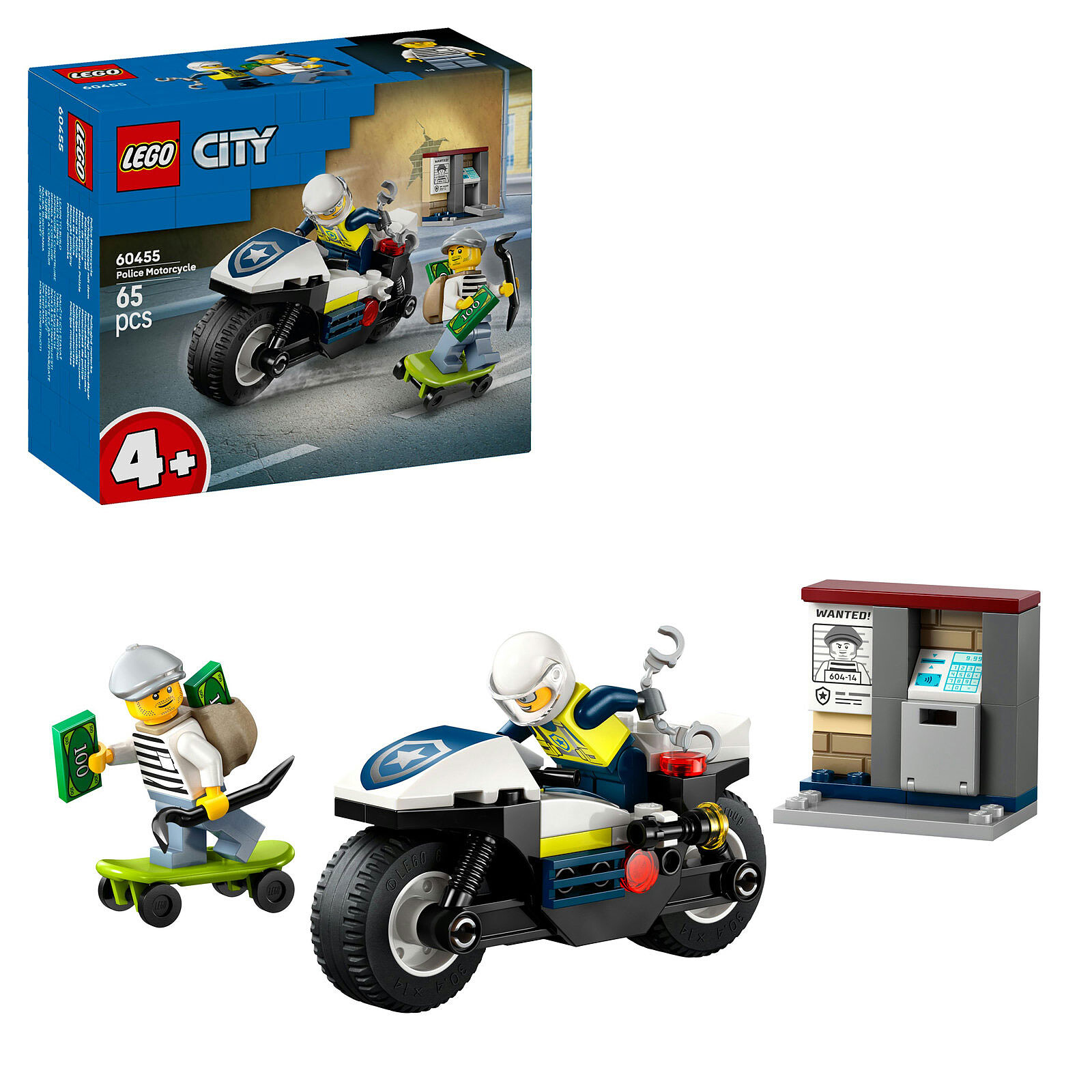 LEGO City 60455 Police Motorbike Chase Set - LEGO - LDLC