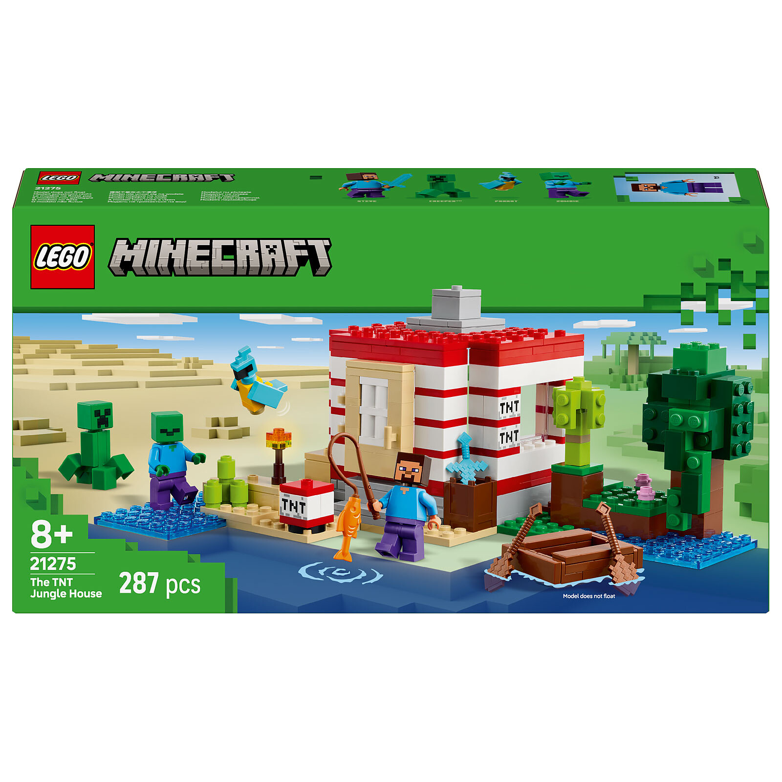 LEGO Minecraft 21275 La Maison En TNT De La Jungle - LEGO - LDLC