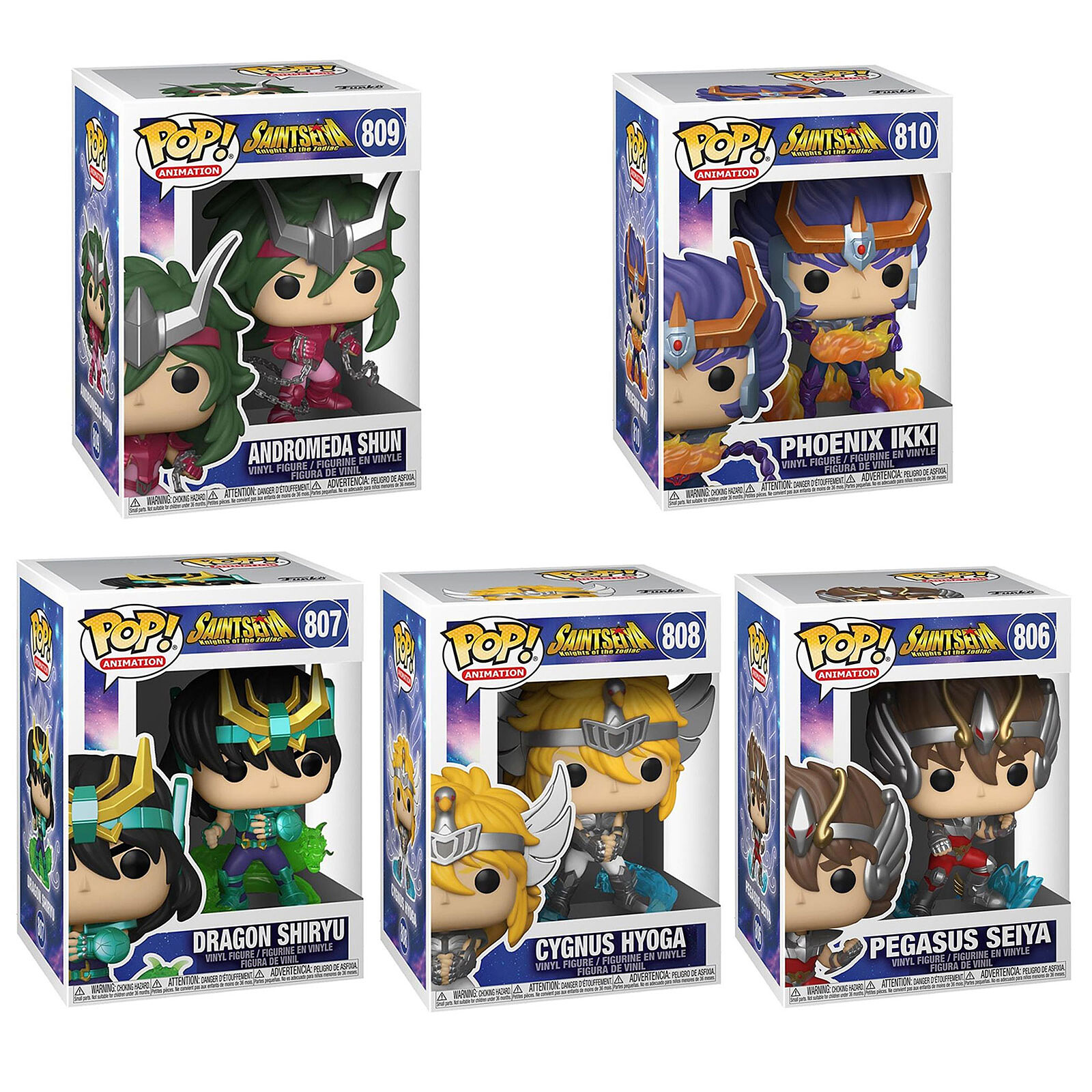 Funko Pop! Animation Saint Seiya Bronze Saints Hero Bundle - Figurines ...