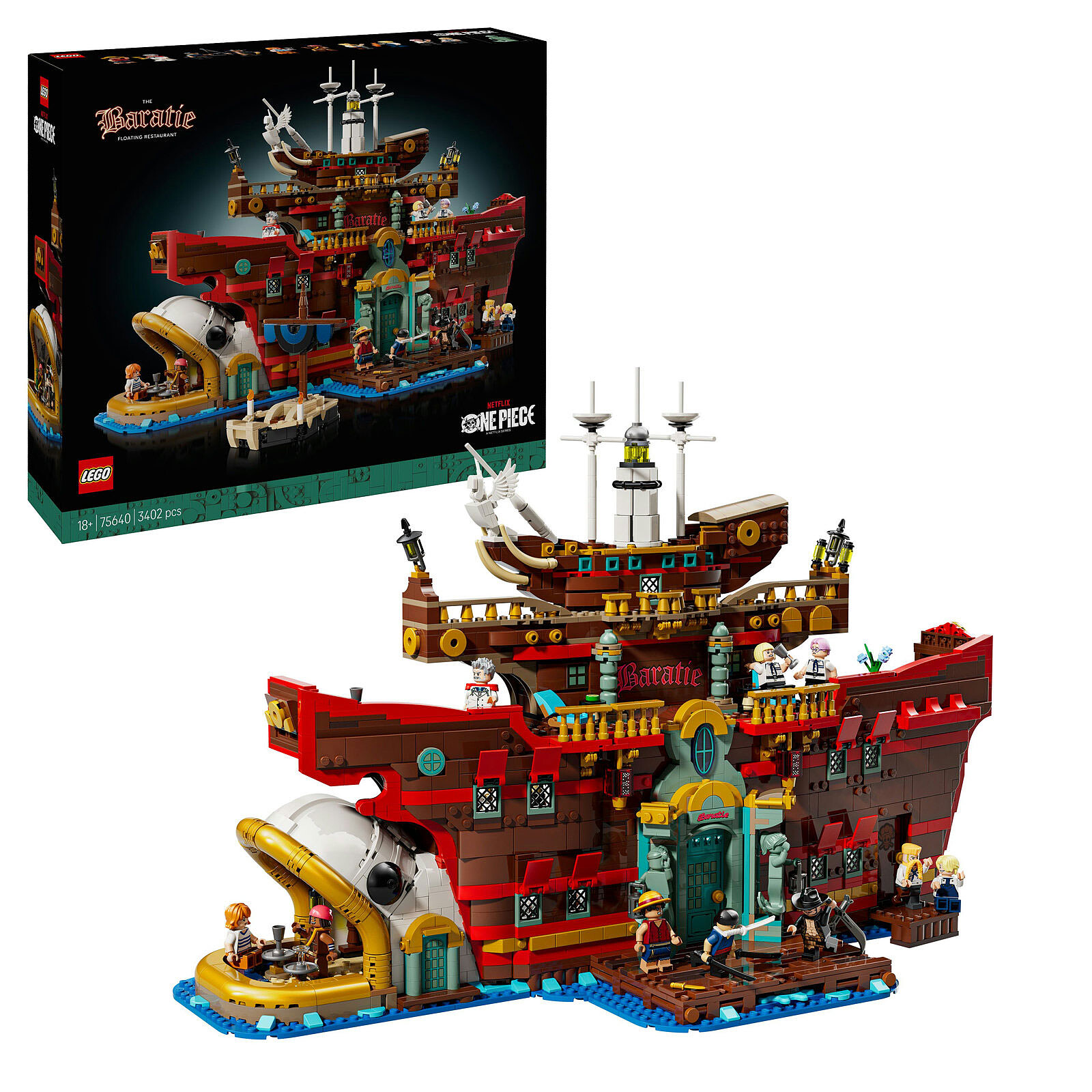 LEGO One Piece 75640 Le Restaurant Flottant Baratie - LEGO - LDLC