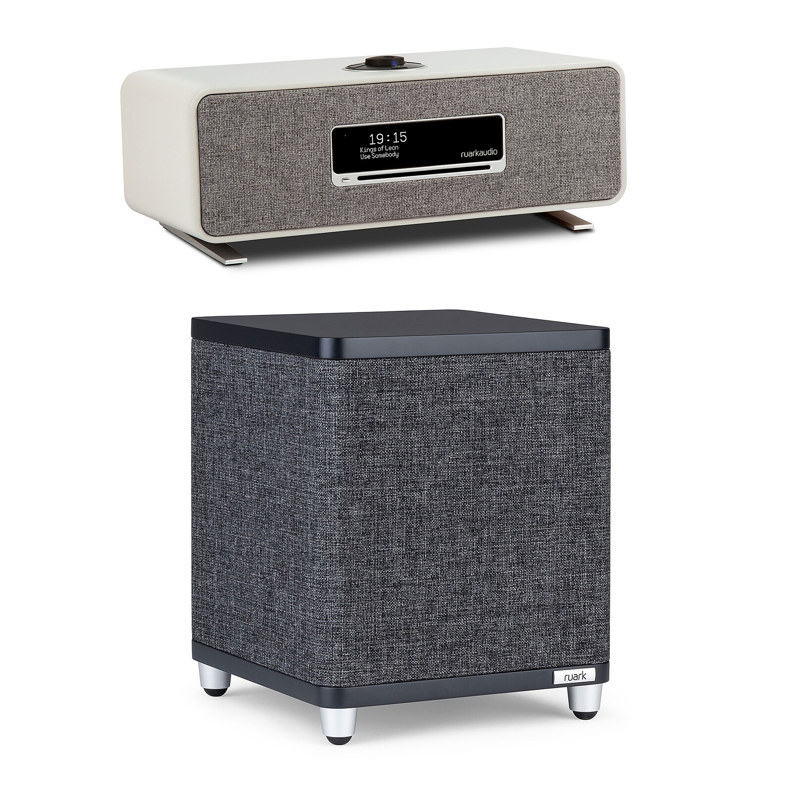 Ruark Audio R3S Gris claro + RS1 Carbón - Cadena Hifi - LDLC