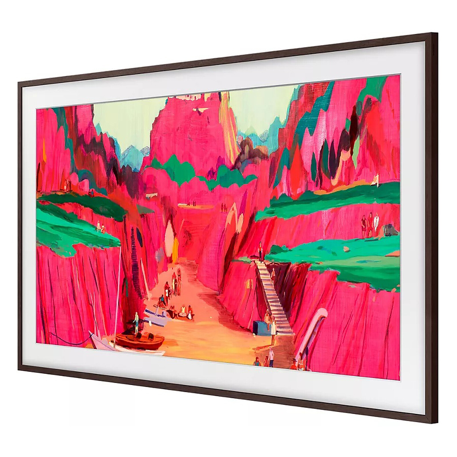 Samsung Frame The Frame 2025 65" Walnut - Mobile TV - LDLC