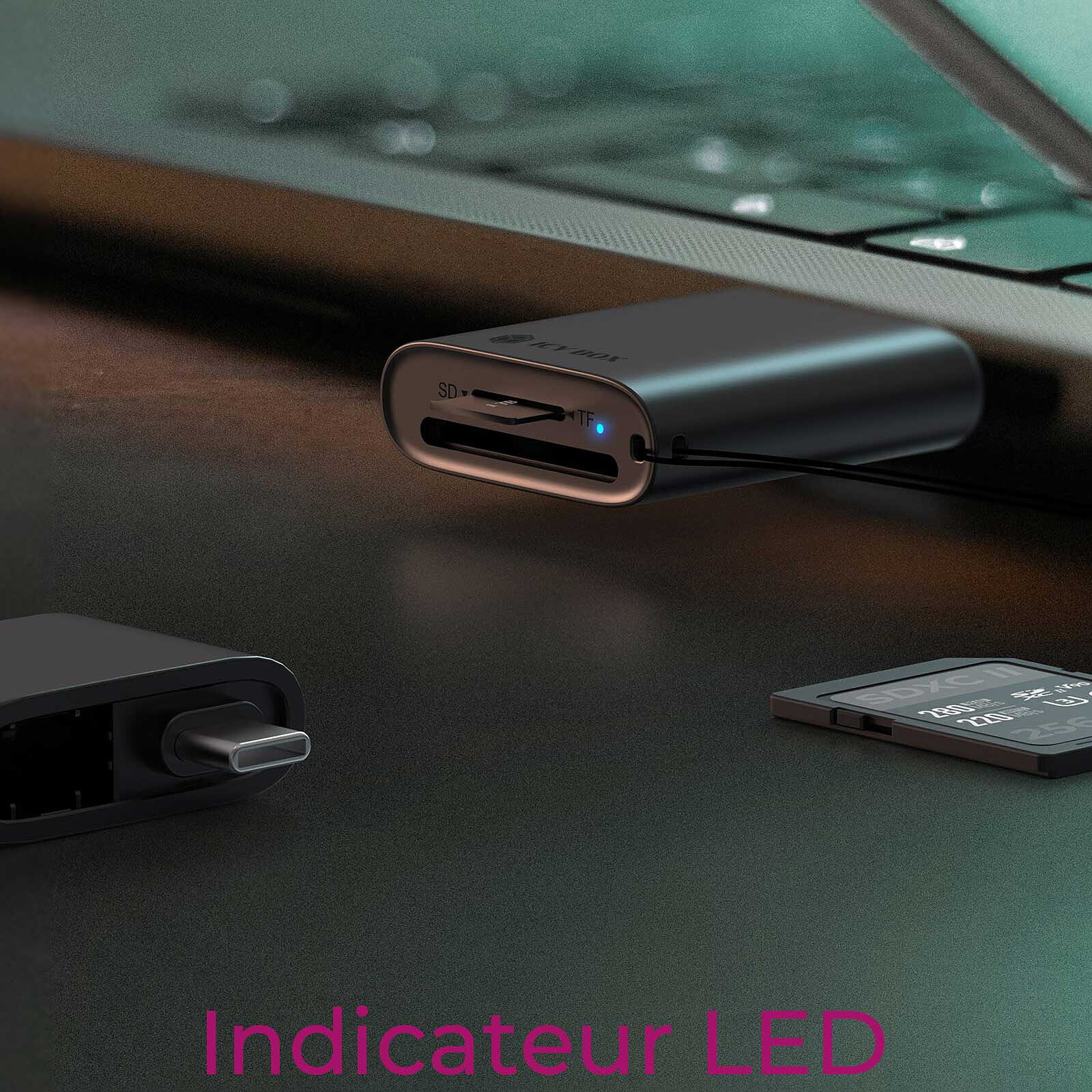 ICY BOX IB-CR204-CU3 - Memory card reader - LDLC