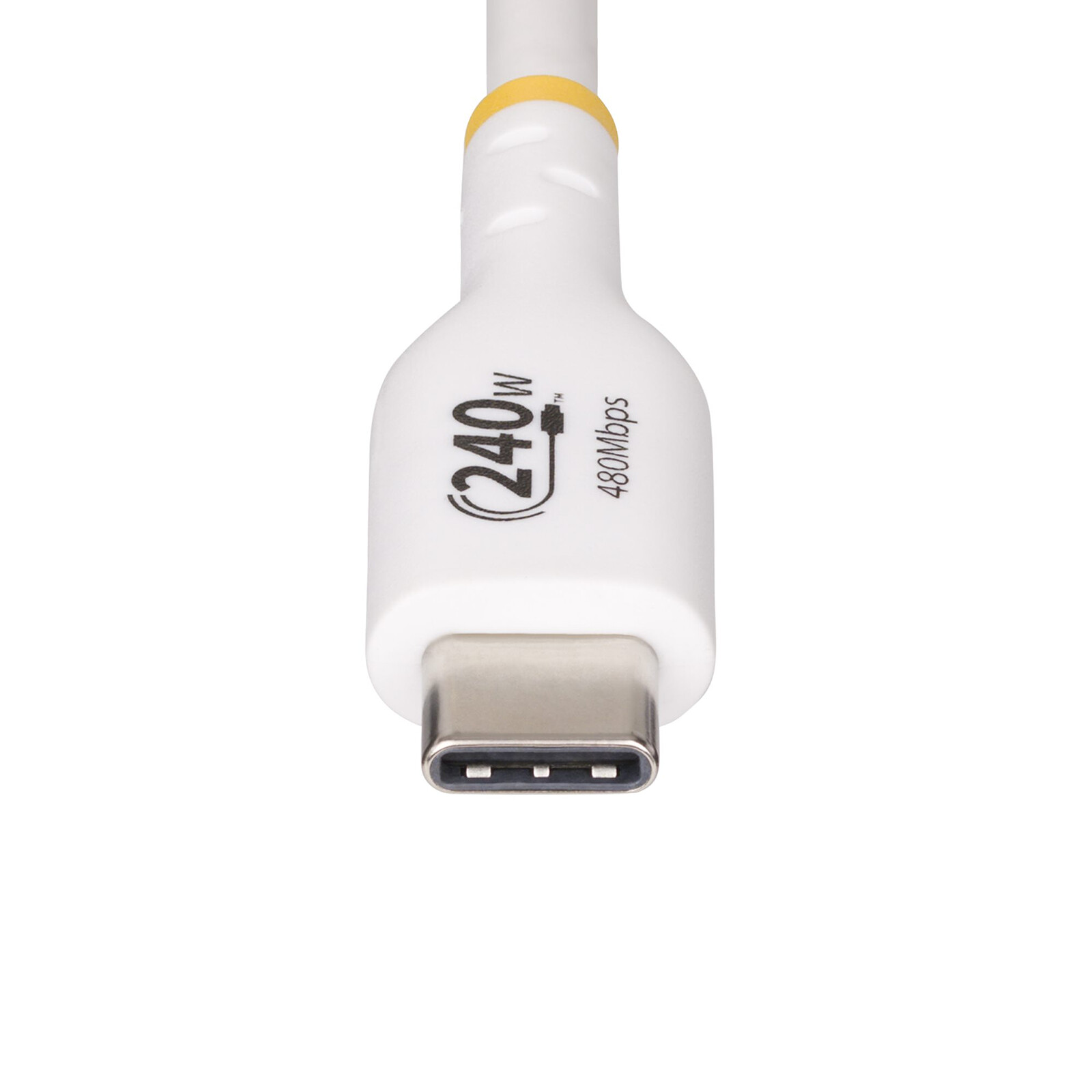 Cable USB-C a USB-C 2.0 StarTech.com - 240W 5A PD EPR - 2 m - Blanco ...