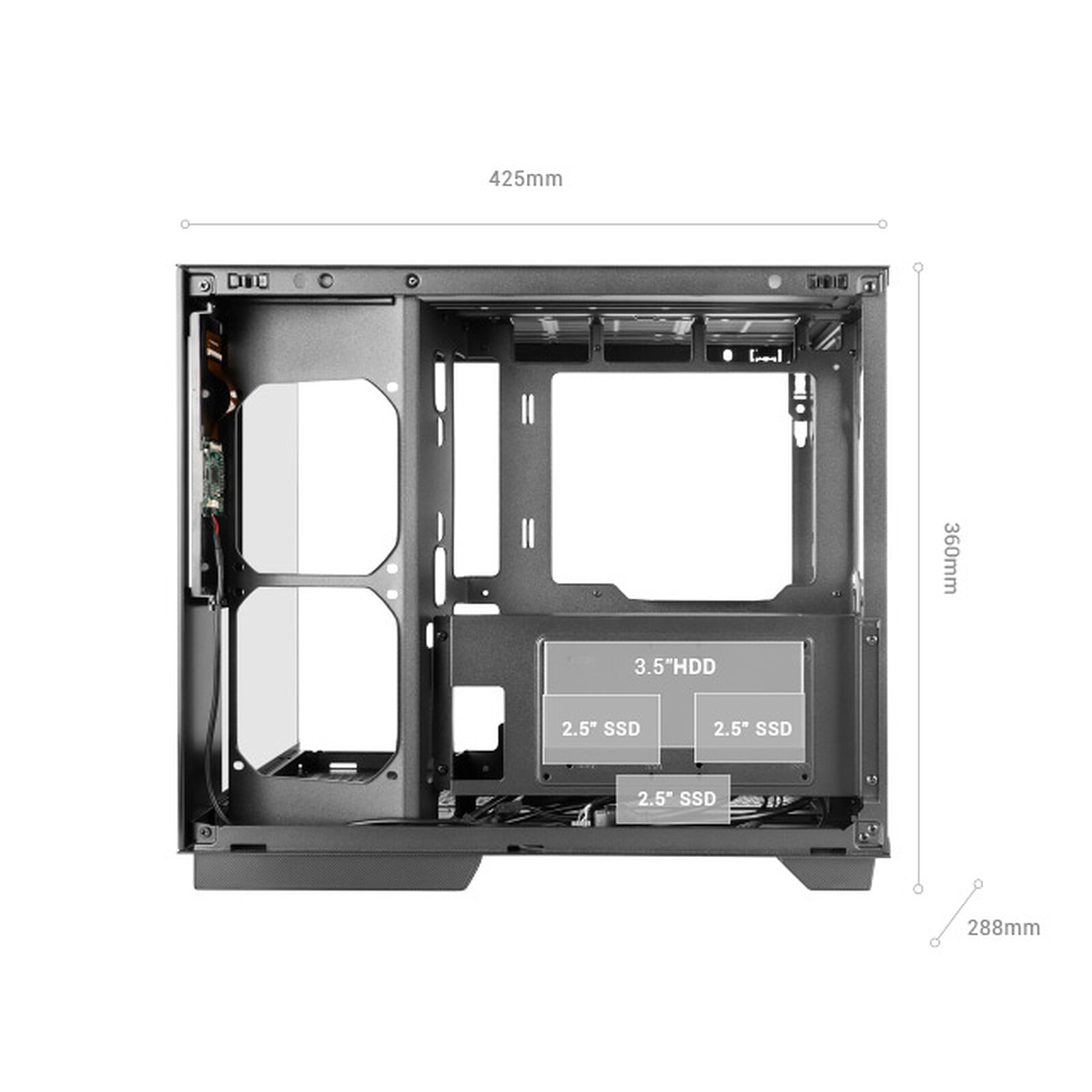 Mars Gaming MC-MIRAGE (Blanc) - Boîtier PC - LDLC | Muséericorde