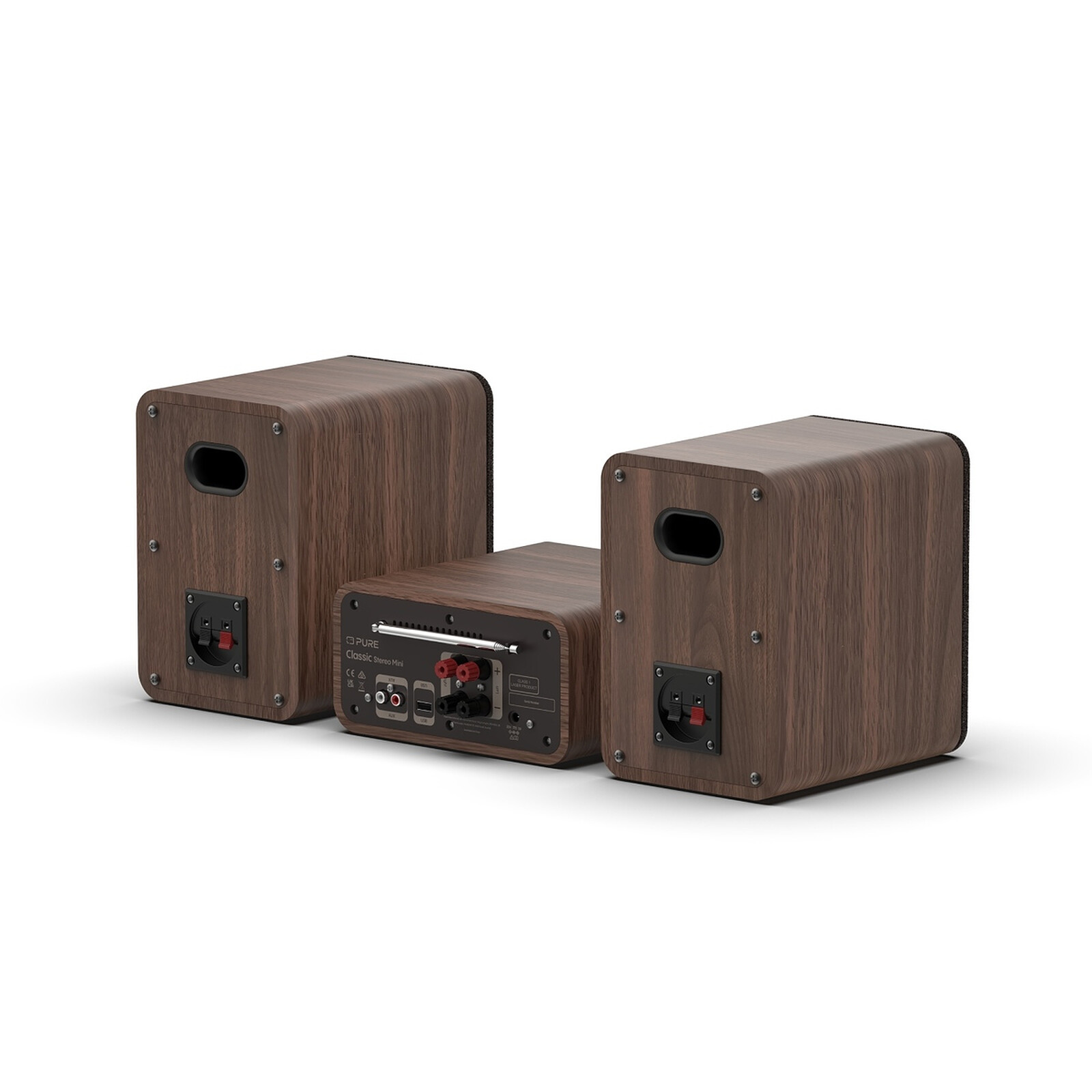 Pure Classic Stereo Mini Café/Noyer - Home audio system - LDLC