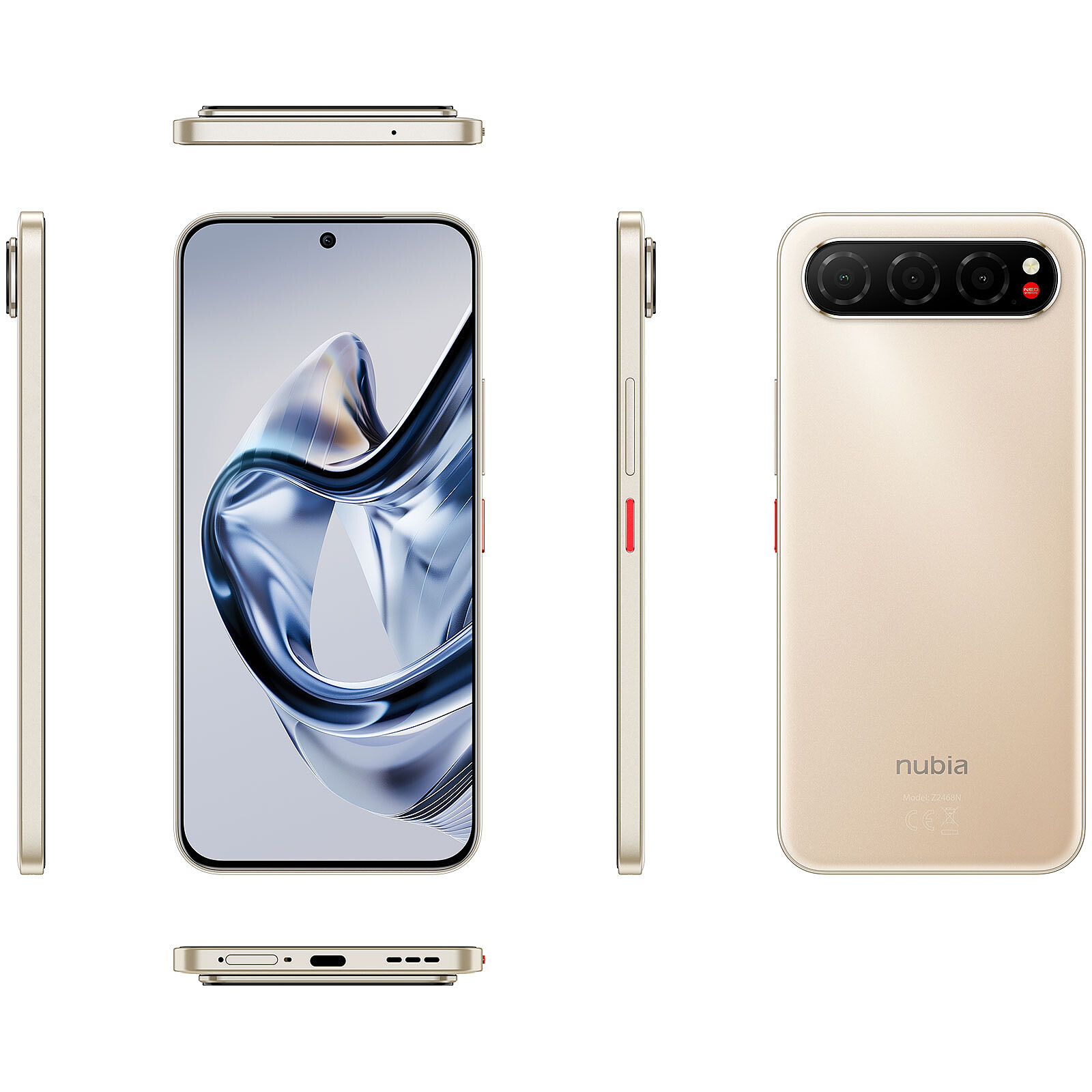 ZTE Nubia Air 5G (Titanium Desert) - Mobile phone & smartphone - LDLC