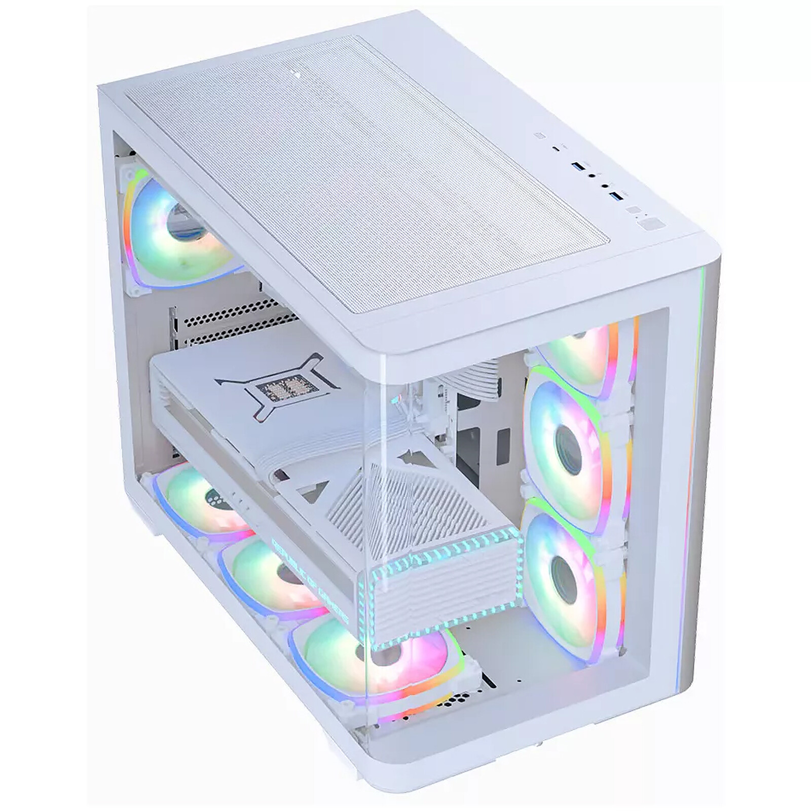 Aerocool P500C Evo (Blanc) - Boîtier PC - LDLC
