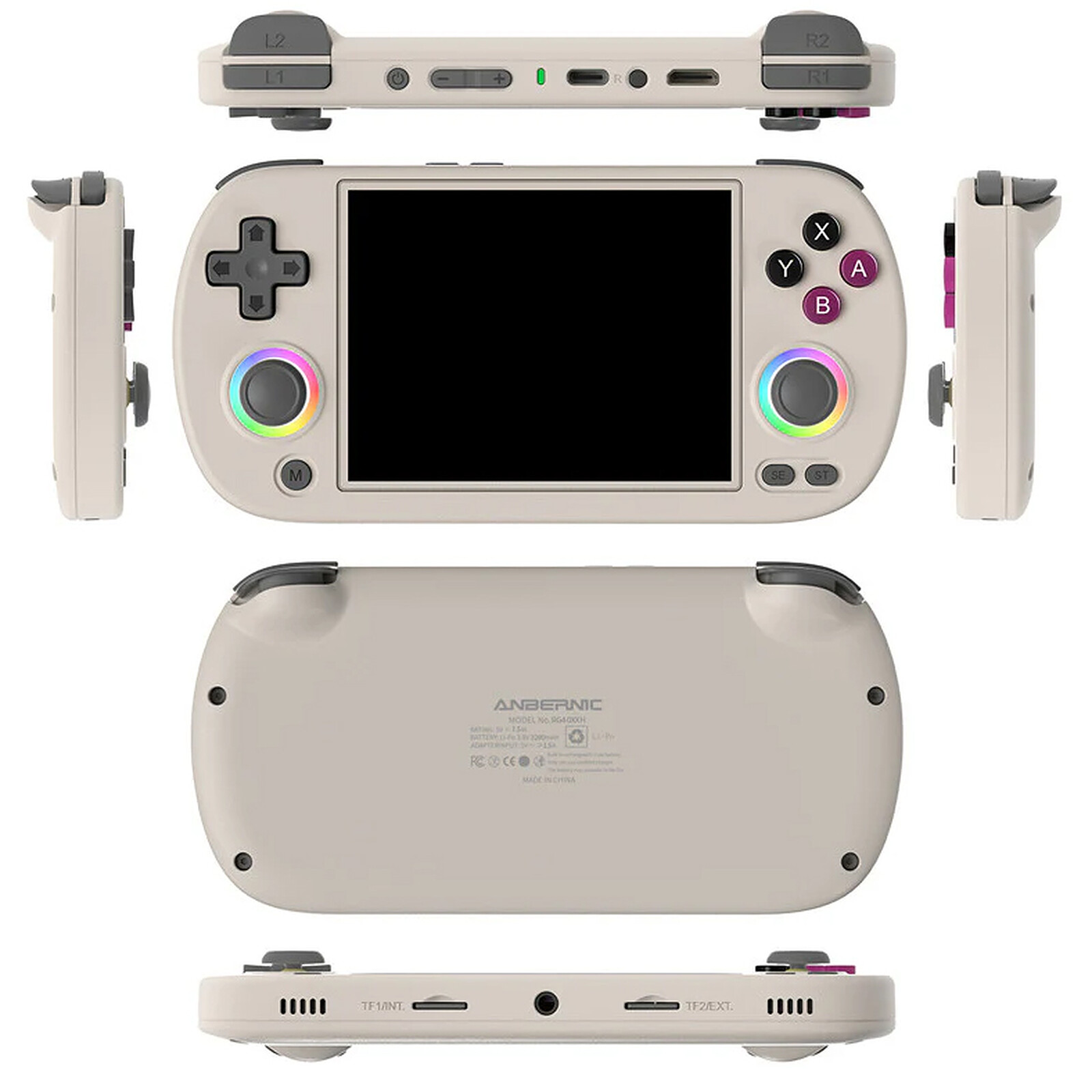 Anbernic RG40XX H 64 GB (Grey) - Retro gaming console - LDLC