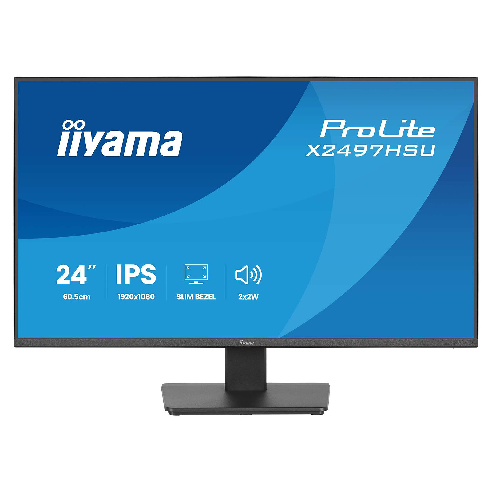 iiyama 23.8" LED - ProLite X2497HSU-B1 - PC monitor - LDLC