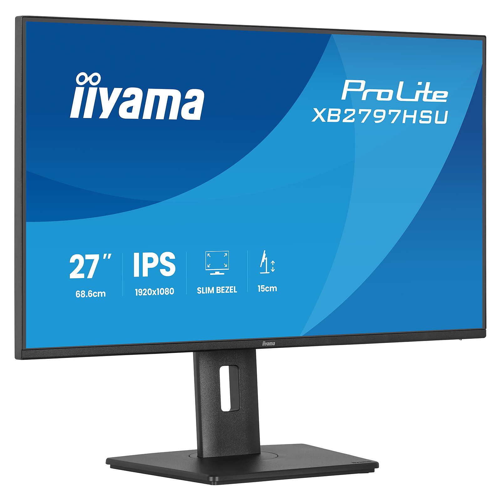 iiyama 27" LED - ProLite XB2797HSU-B1 - PC monitor - LDLC