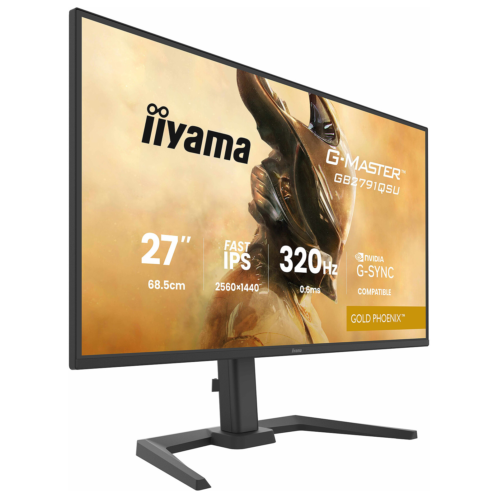 iiyama 27" LED - G-Master GB2791QSU-B1 Gold Phoenix - PC monitor - LDLC