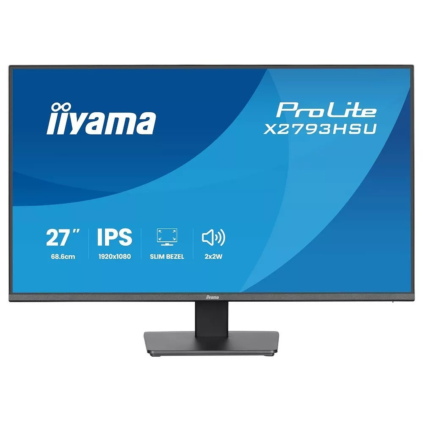 iiyama 27" LED - ProLite X2793HSU-B1 - PC monitor - LDLC
