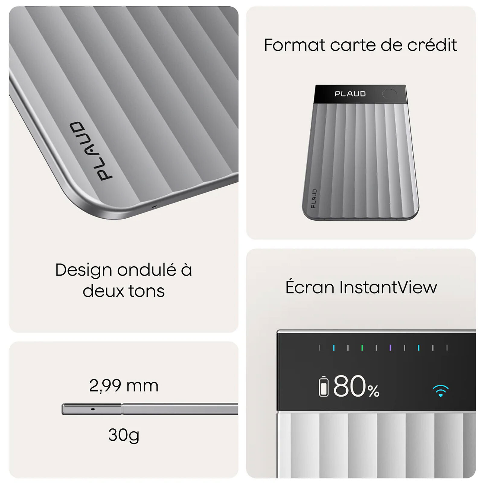 Plaud Note Pro Argent - Dictaphone - LDLC