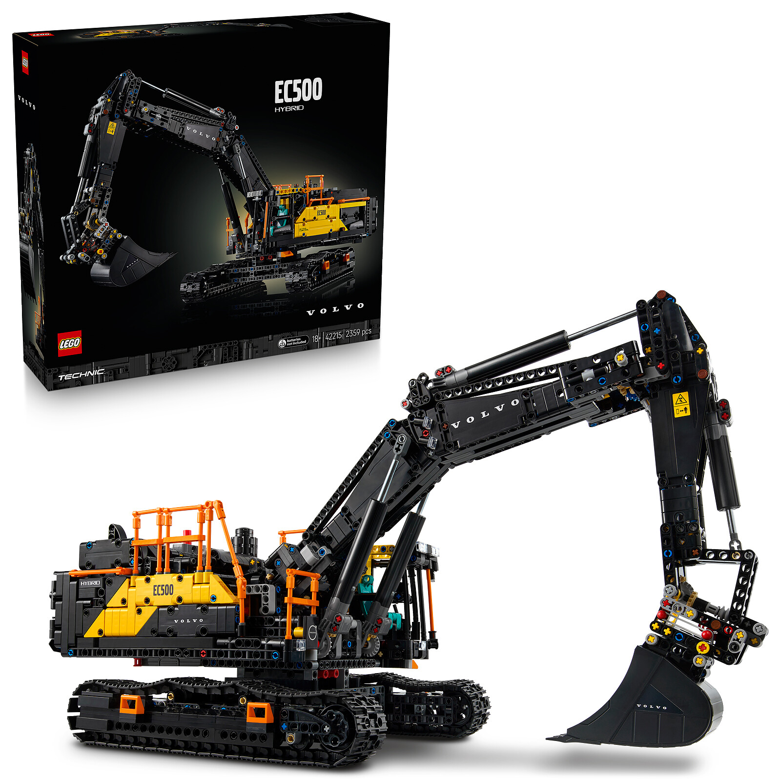 LEGO Technic 42215 Excavadora Volvo EC500 Híbrida - LEGO - LDLC