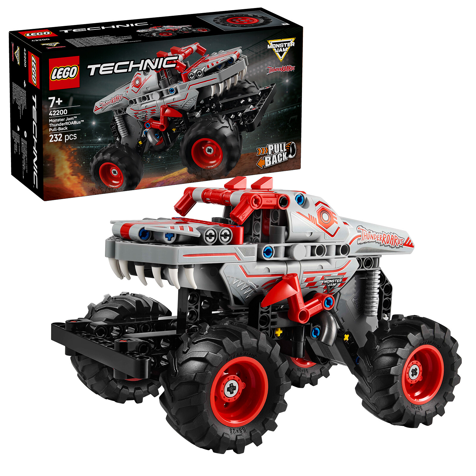 LEGO Technic 42200 Monster Jam ThunderROARus con retrofricción - LEGO ...
