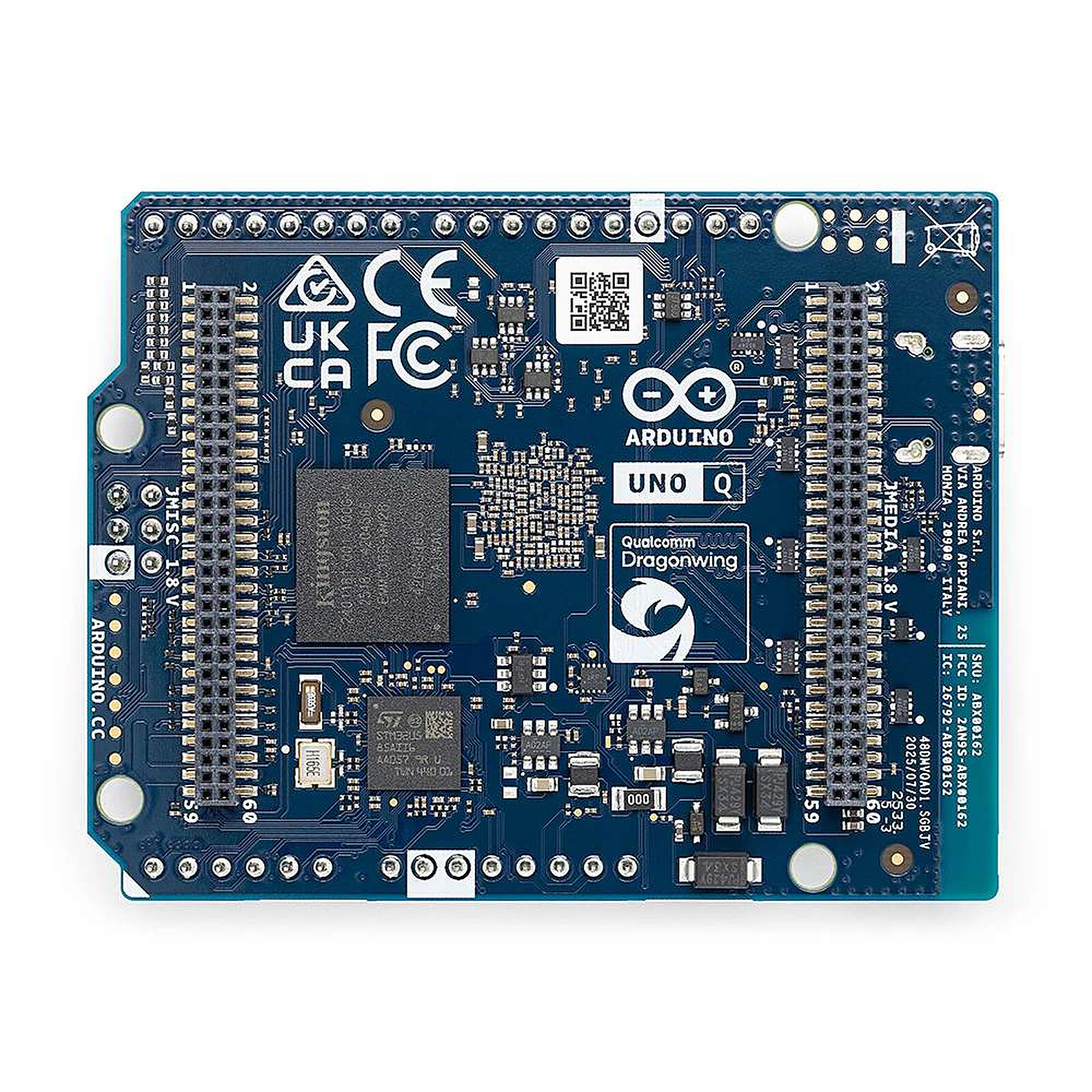 Arduino Uno Q 2GB/16GB - Placa base Raspberry - LDLC