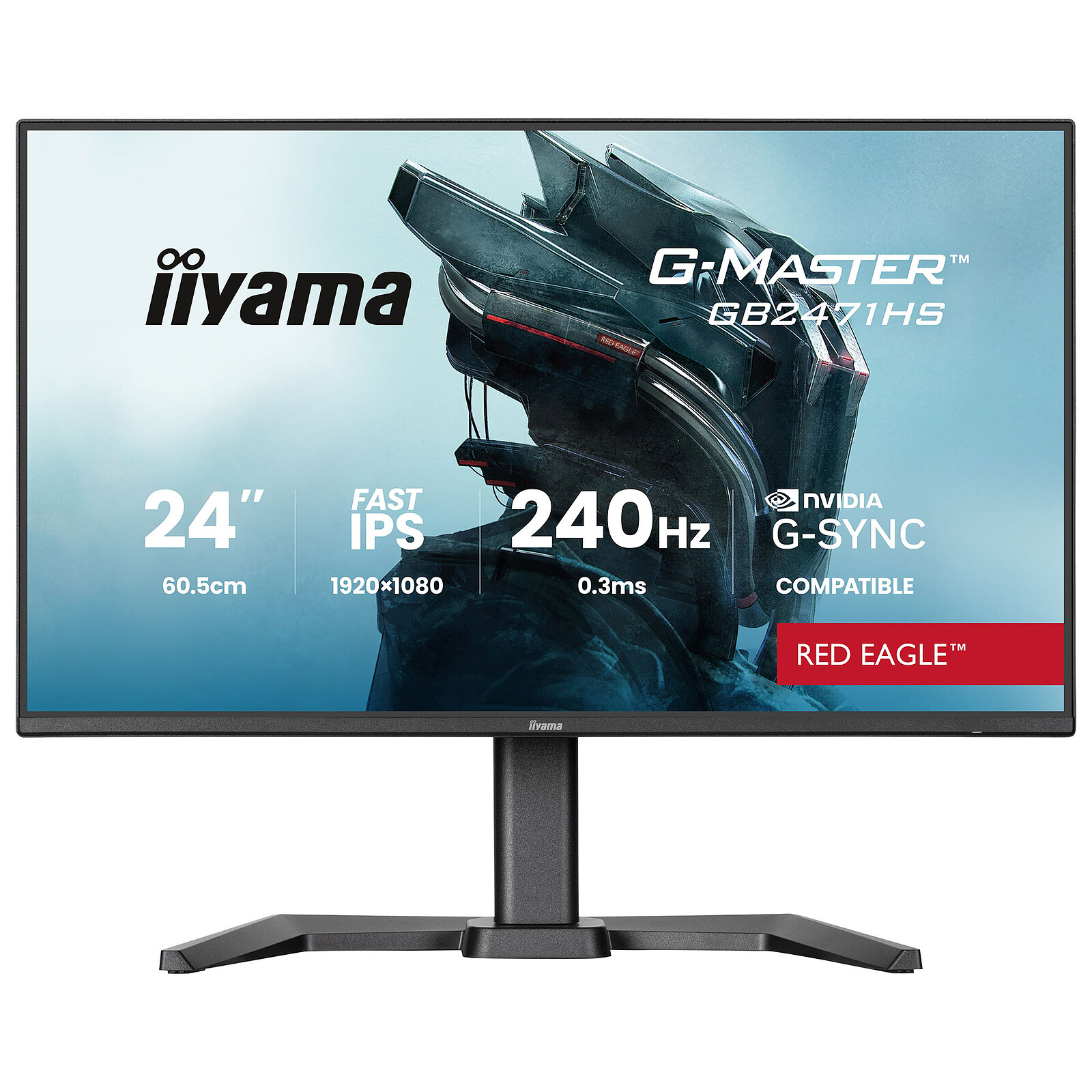 iiyama 23.8" LED - G-Master GB2471HS-B1 Red Eagle - Monitor PC ...