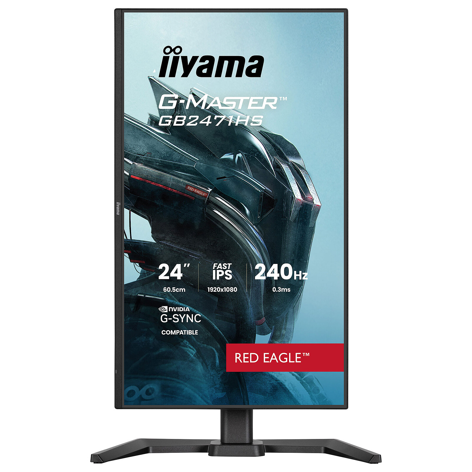 iiyama 23.8" LED - G-Master GB2471HS-B1 Red Eagle - Monitor PC ...