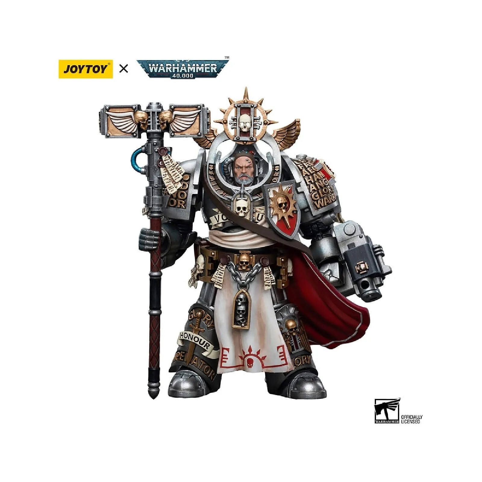 Warhammer 40k - Figurine 1/18 Grey Knights Grand Master Voldus 12 cm ...