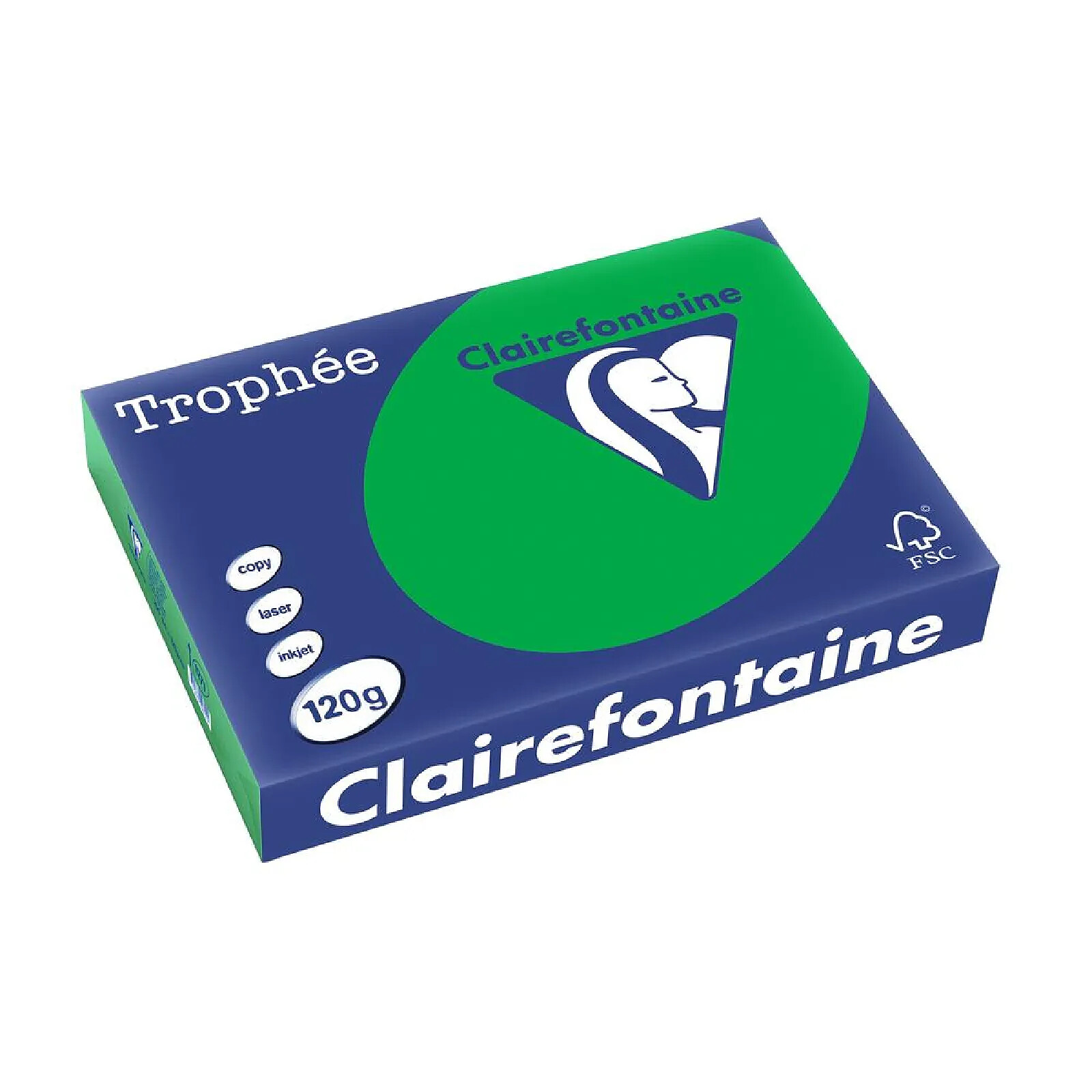 CLAIREFONTAINE Ramette 250 Feuilles Papier 120g A4 210x297 mm Certifié ...