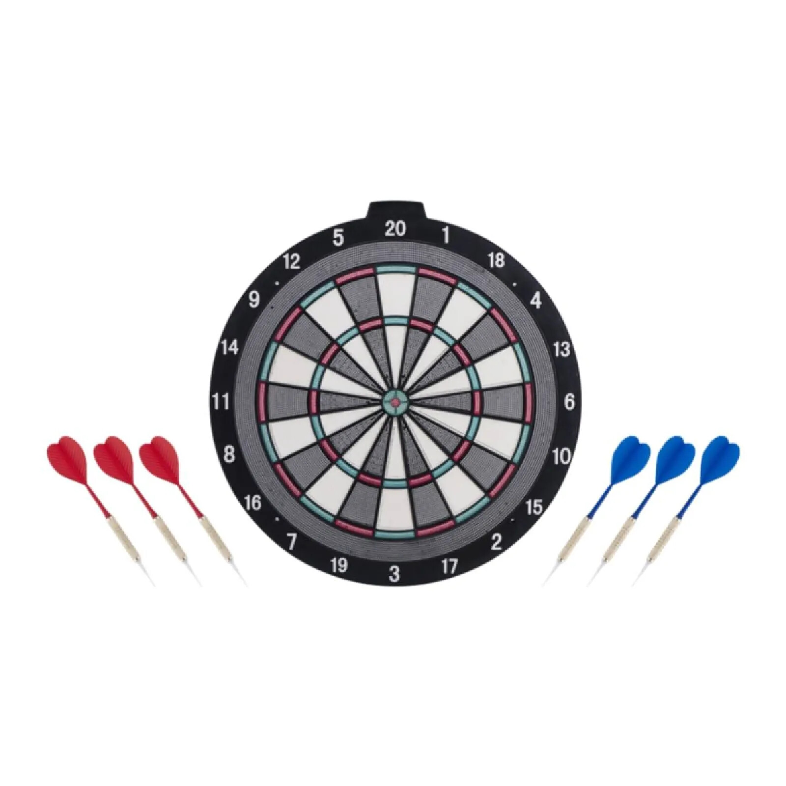 De Faugères Cible de Fléchettes à Pointes Plastiques Multicolore ...