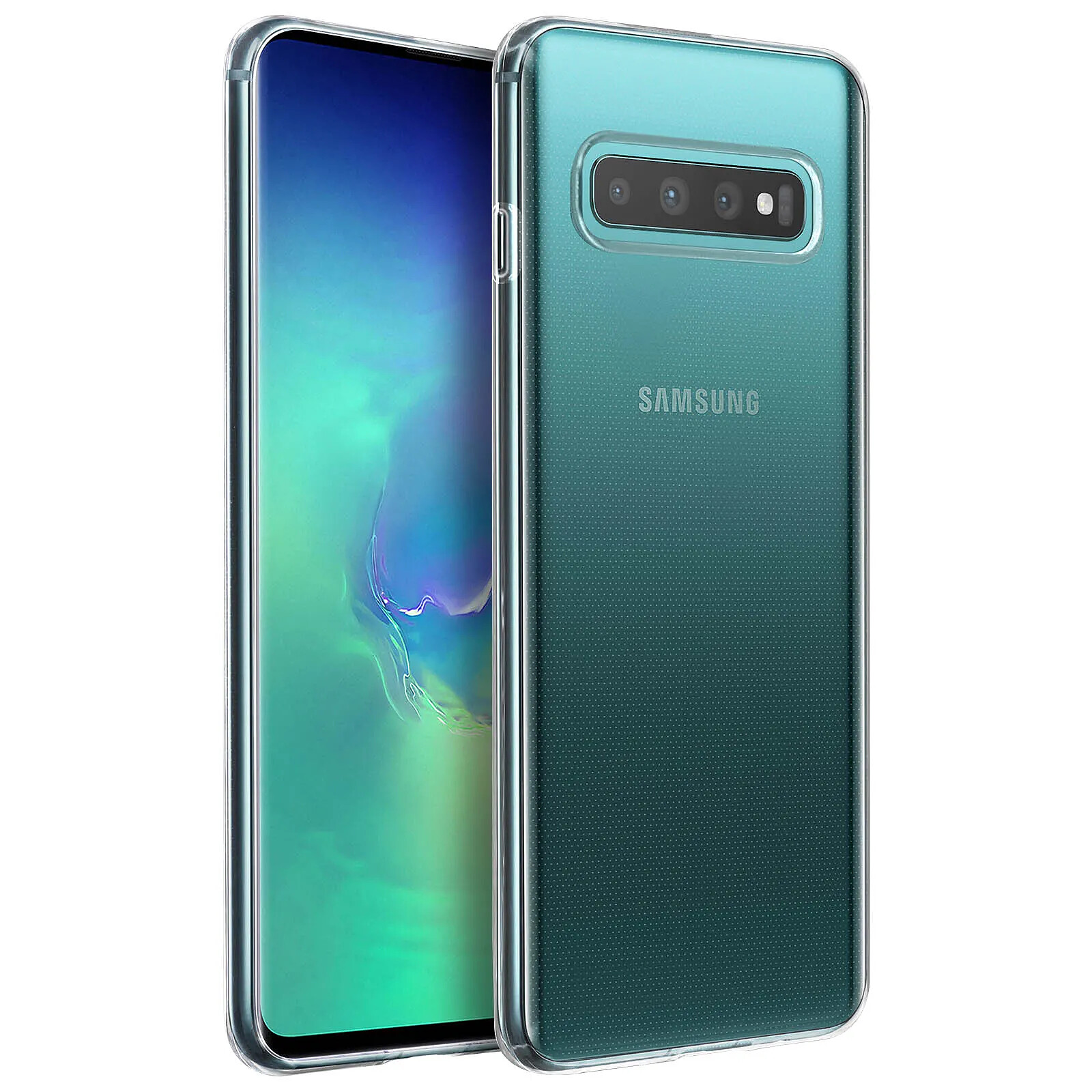 Avizar Coque Galaxy S10 Plus Silicone Gel Souple Ultra-fine Anti ...