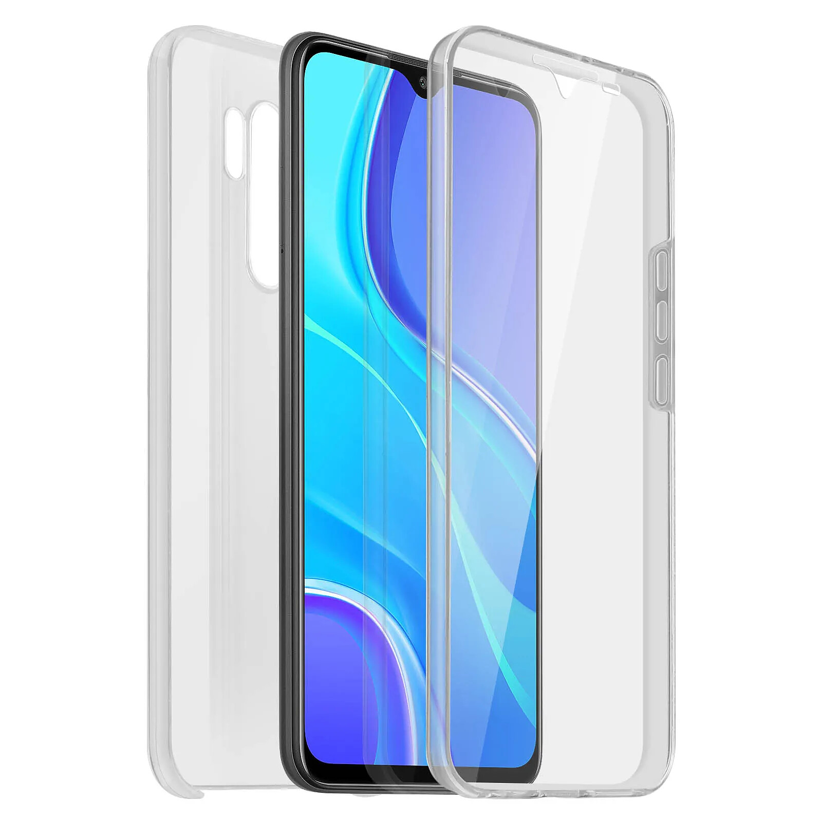 Avizar Coque Xiaomi Redmi 9 Protection Arrière Rigide + Avant Souple ...