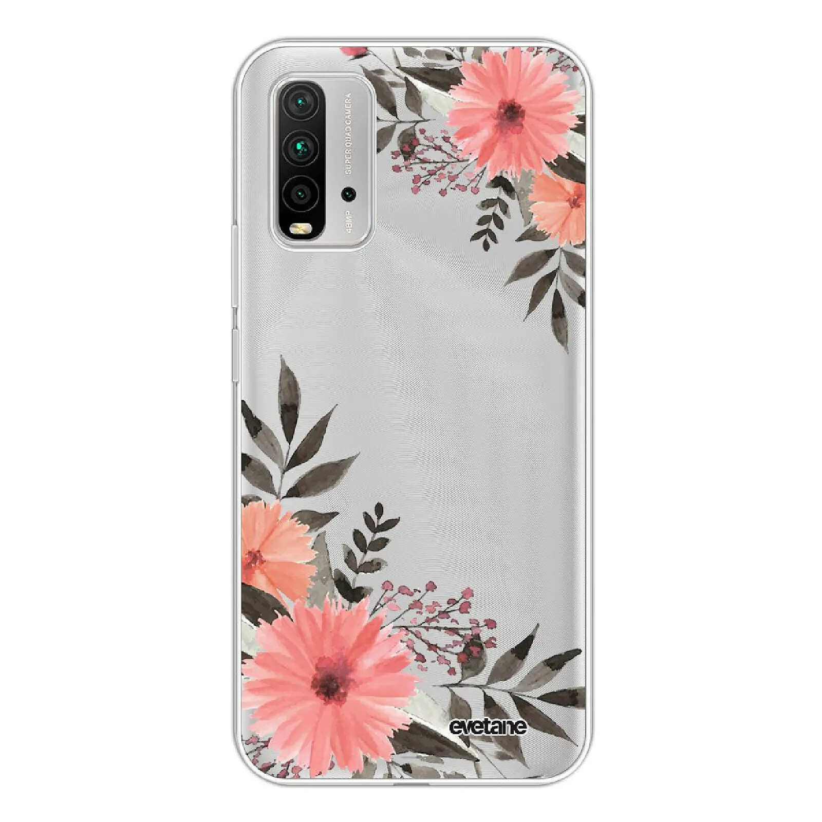 Evetane Coque Xiaomi Redmi 9T 360 intégrale transparente Motif Fleurs ...