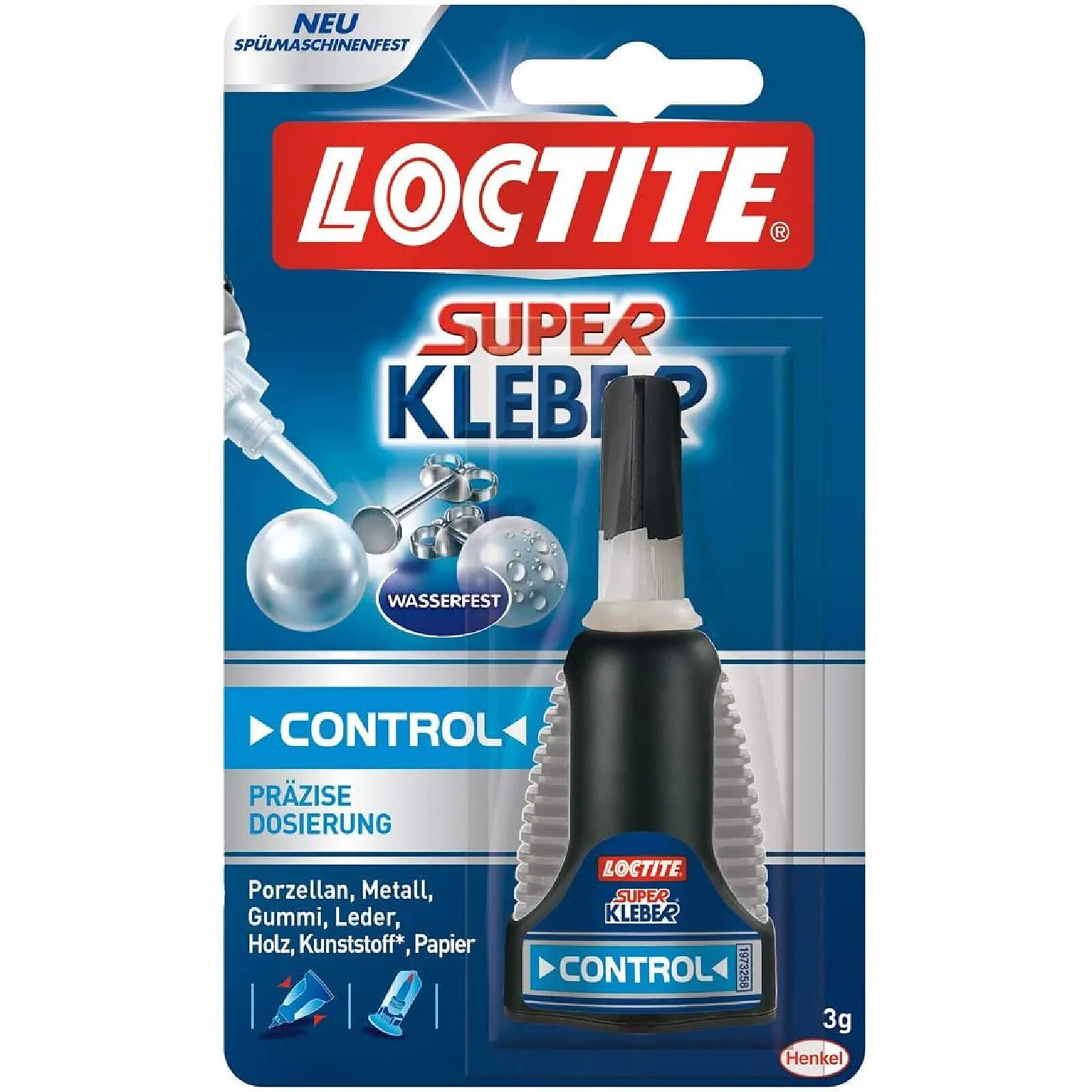 LOCTITE SUPERGLUE-3 Colle rapide Control, flacon de 3 g - Ruban adhésif ...
