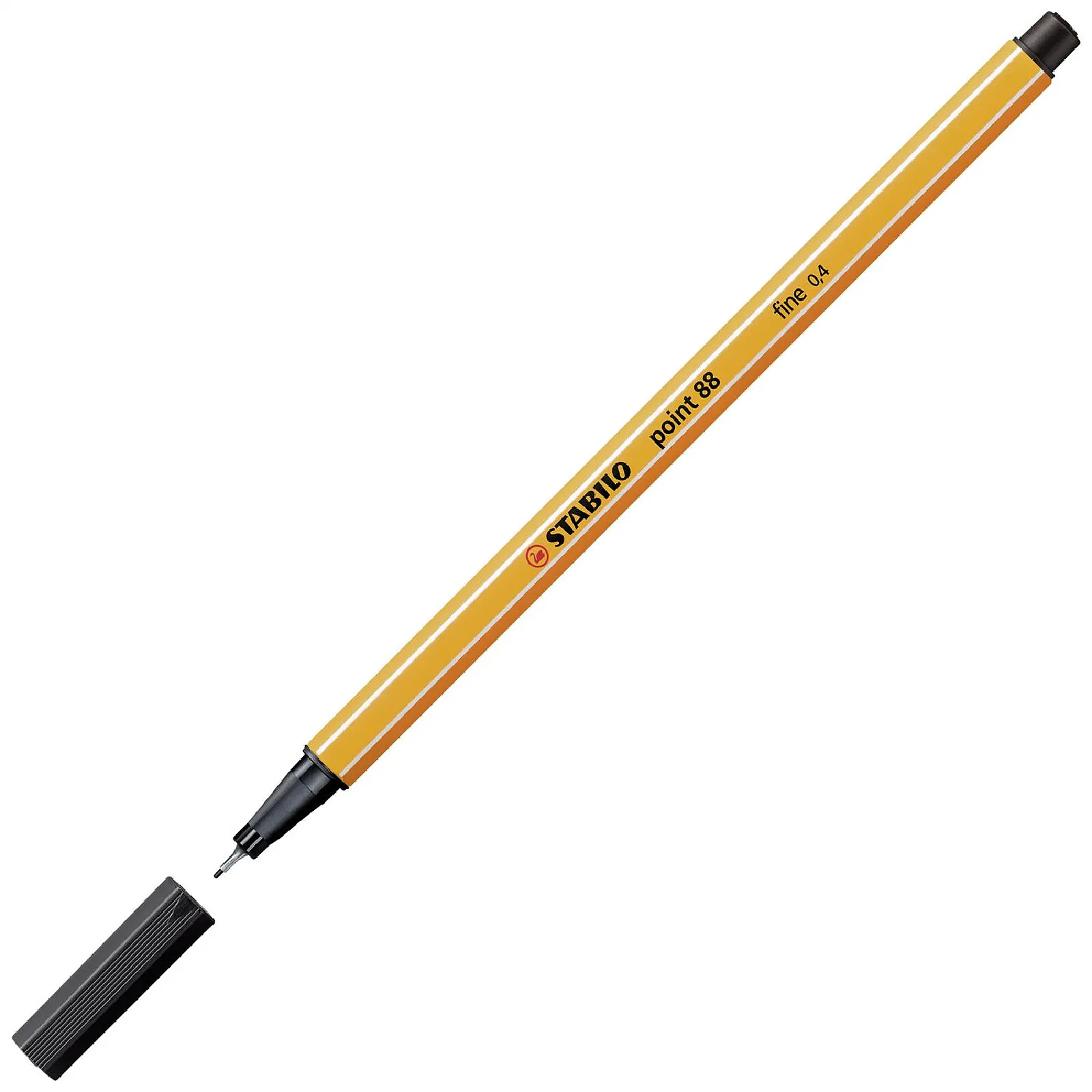 STABILO Stylo feutre POINT 88 pointe fine 0,4 mm noir x 10 - Stylo ...