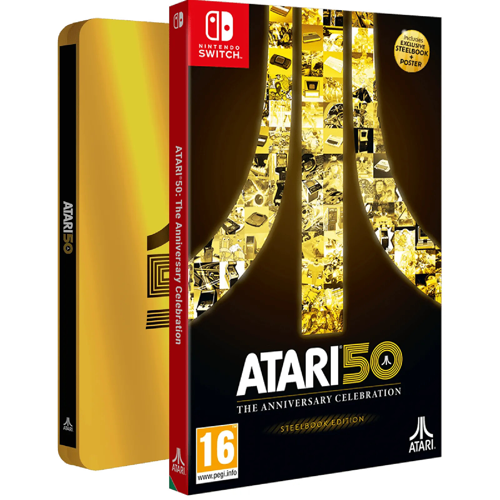 Atari 50: The Anniversary Celeb. Steelbook Ed. Nintendo SWITCH - Jeux ...