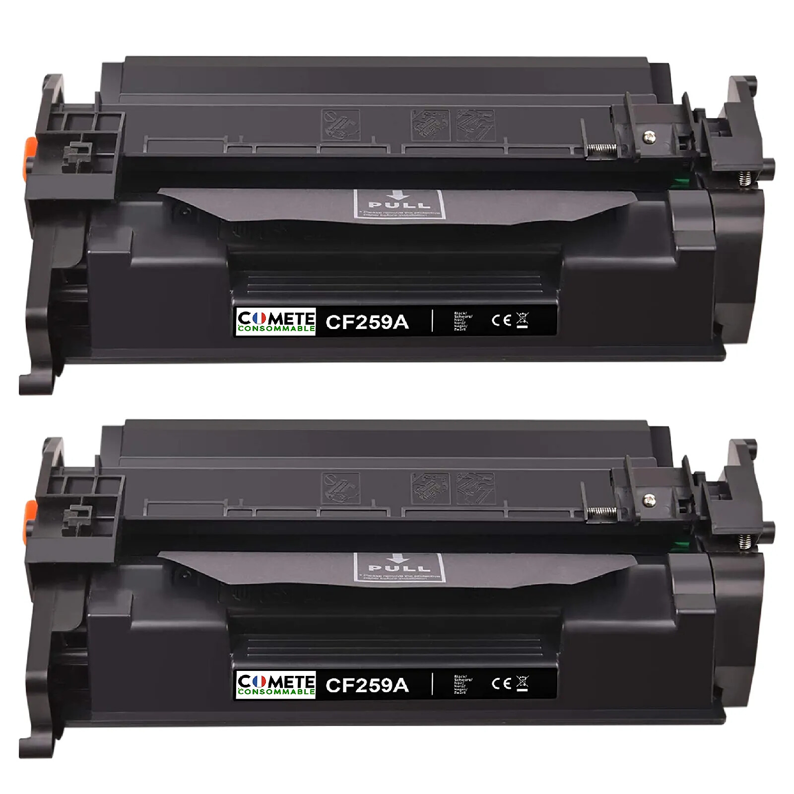 2 Cartouches de toner compatible avec HP CF259A 59A Noir - Toner ...