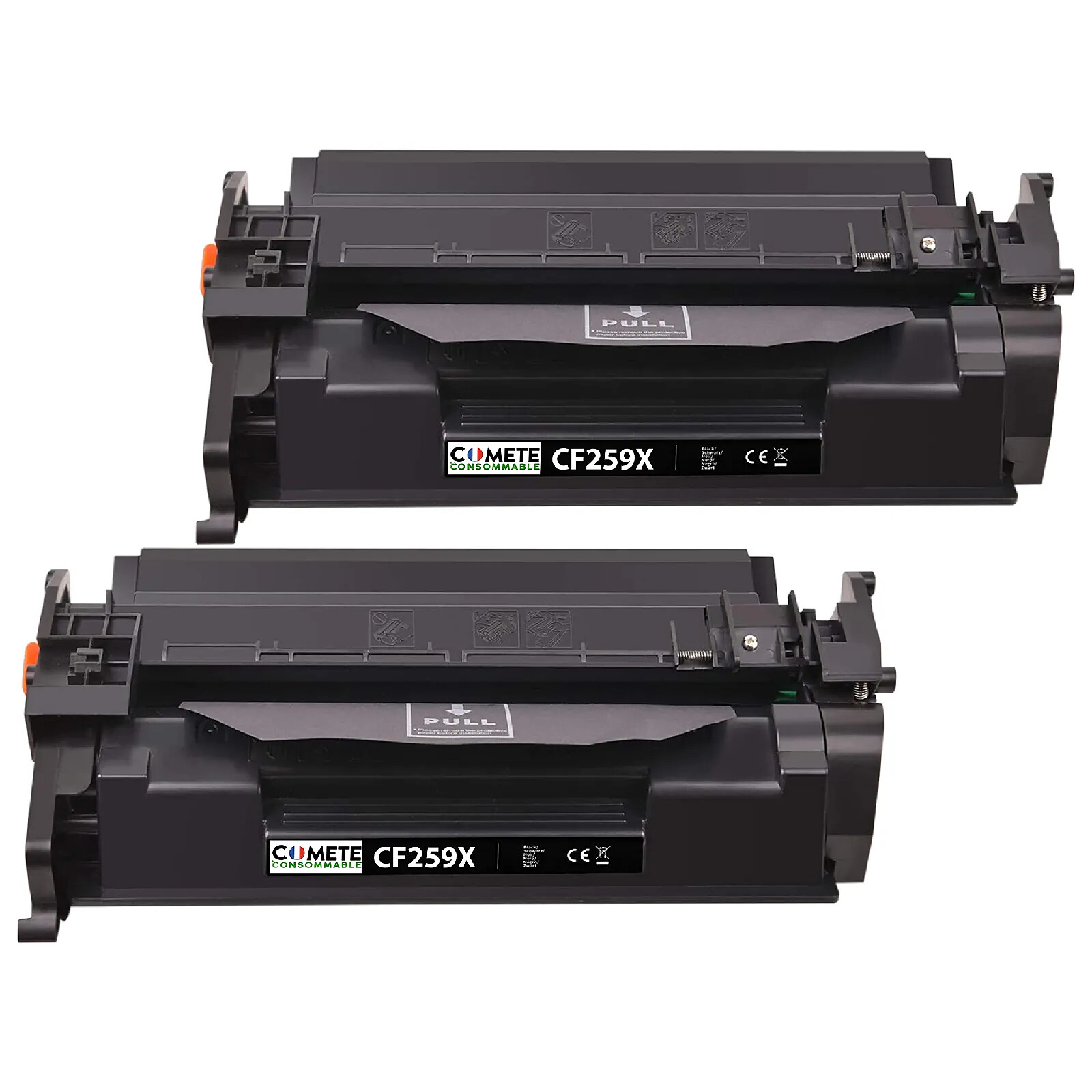 2 Cartouches de toner compatible HP CF259X 59X (=CF259A 59A Grande ...