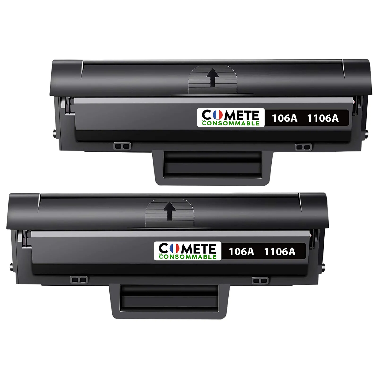 COMETE - 106A - 2 Toners compatibles pour HP 106A 1106A - 2 Noir ...