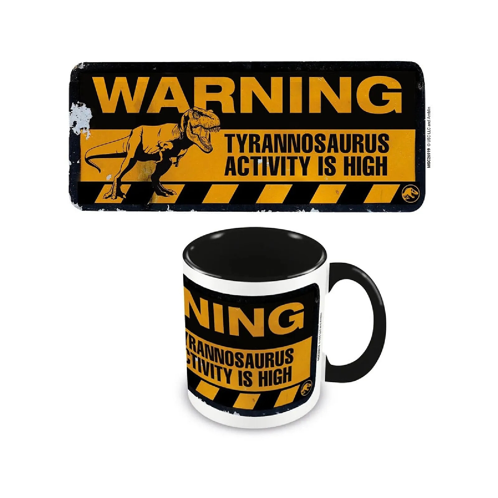 Jurassic World - Mug Dominion Warning - Mugs - LDLC | Muséericorde
