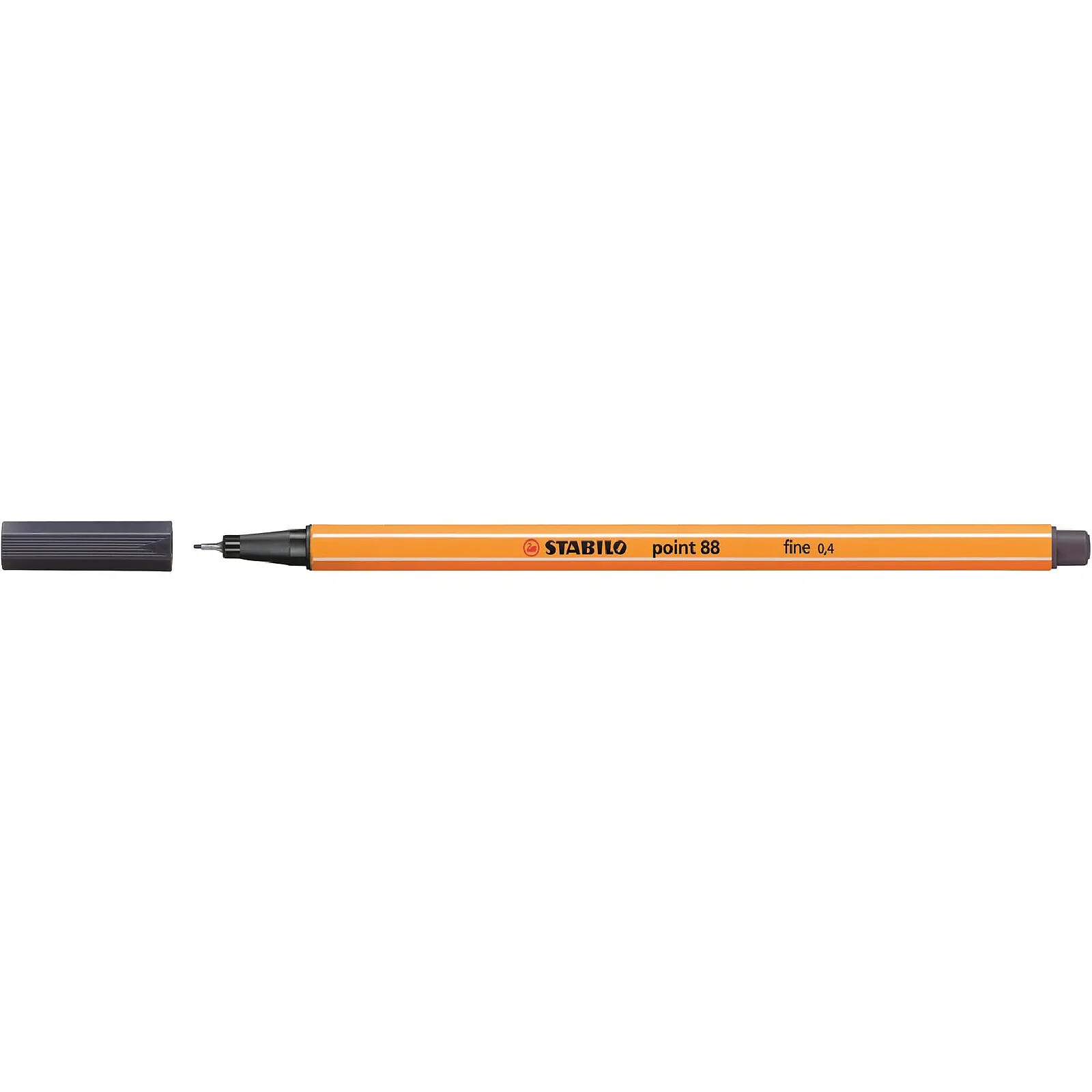 STABILO Stylo-Feutre POINT 88 Pointe Fine 0,4 mm gris de payne x 10 ...