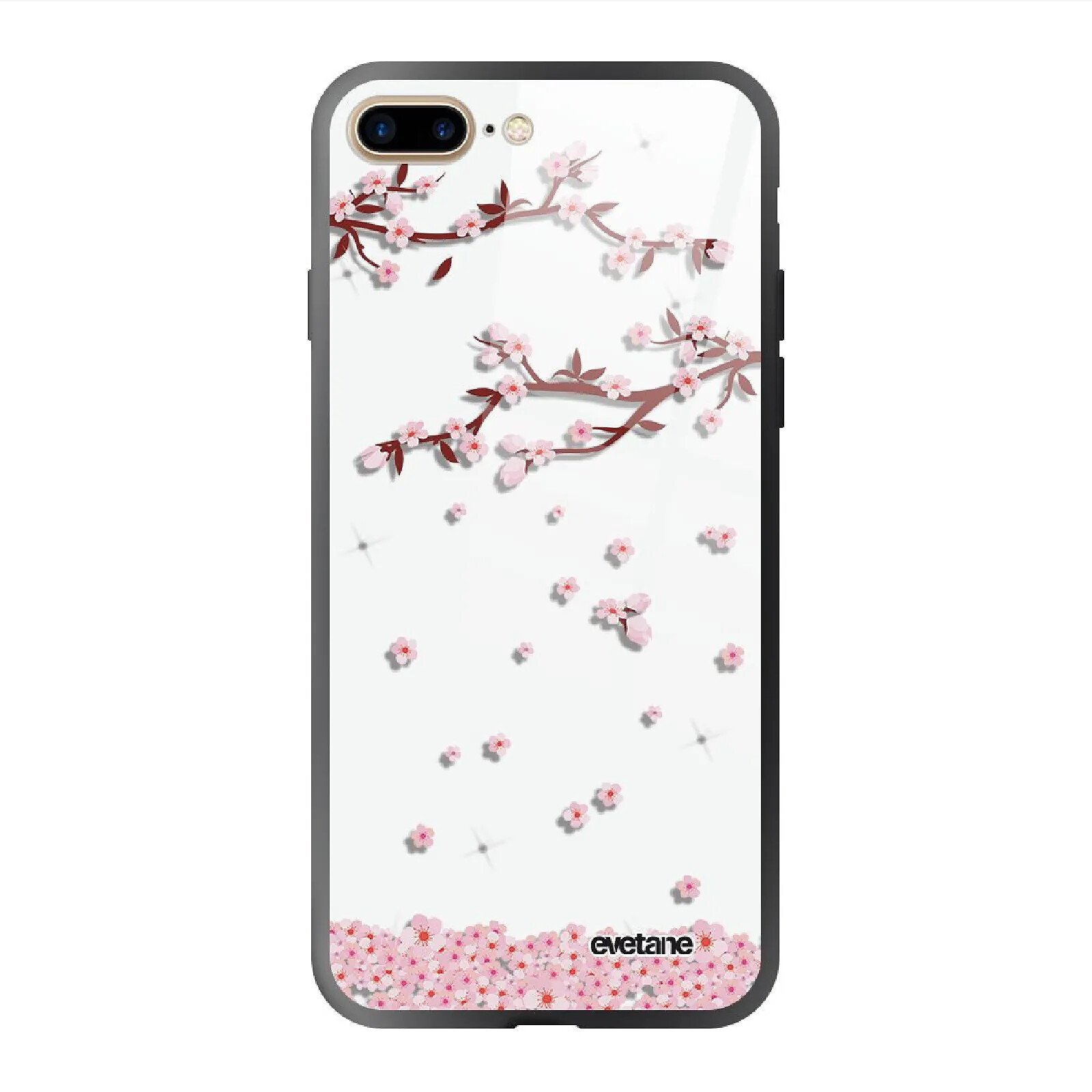 Evetane Coque iPhone 7 Plus/ 8 Plus Coque Soft Touch Glossy Chute De ...