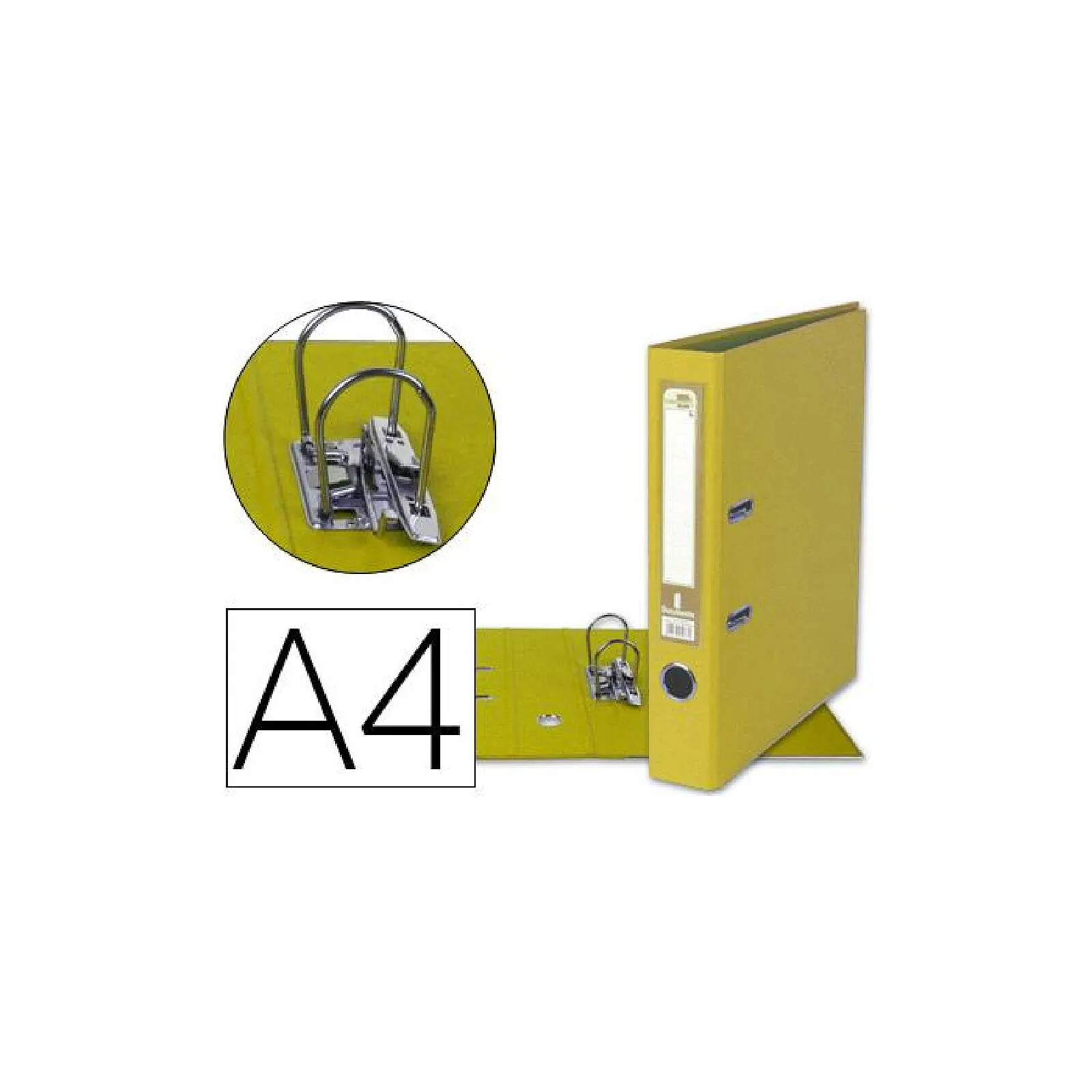 LIDERPAPEL Classeur levier a4 dos 52 mm jaune - Classeur - LDLC