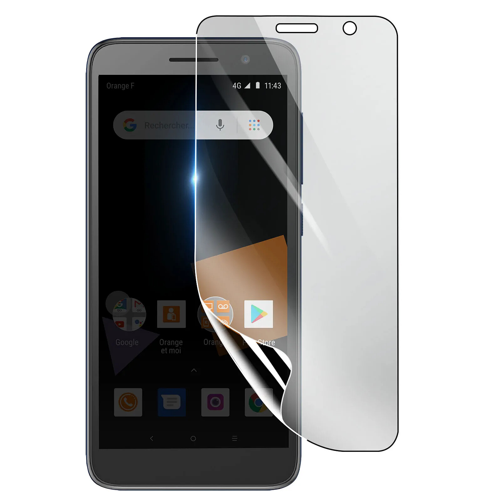 3mk Protection Écran pour Orange Rise 54 en Hydrogel Antichoc ...