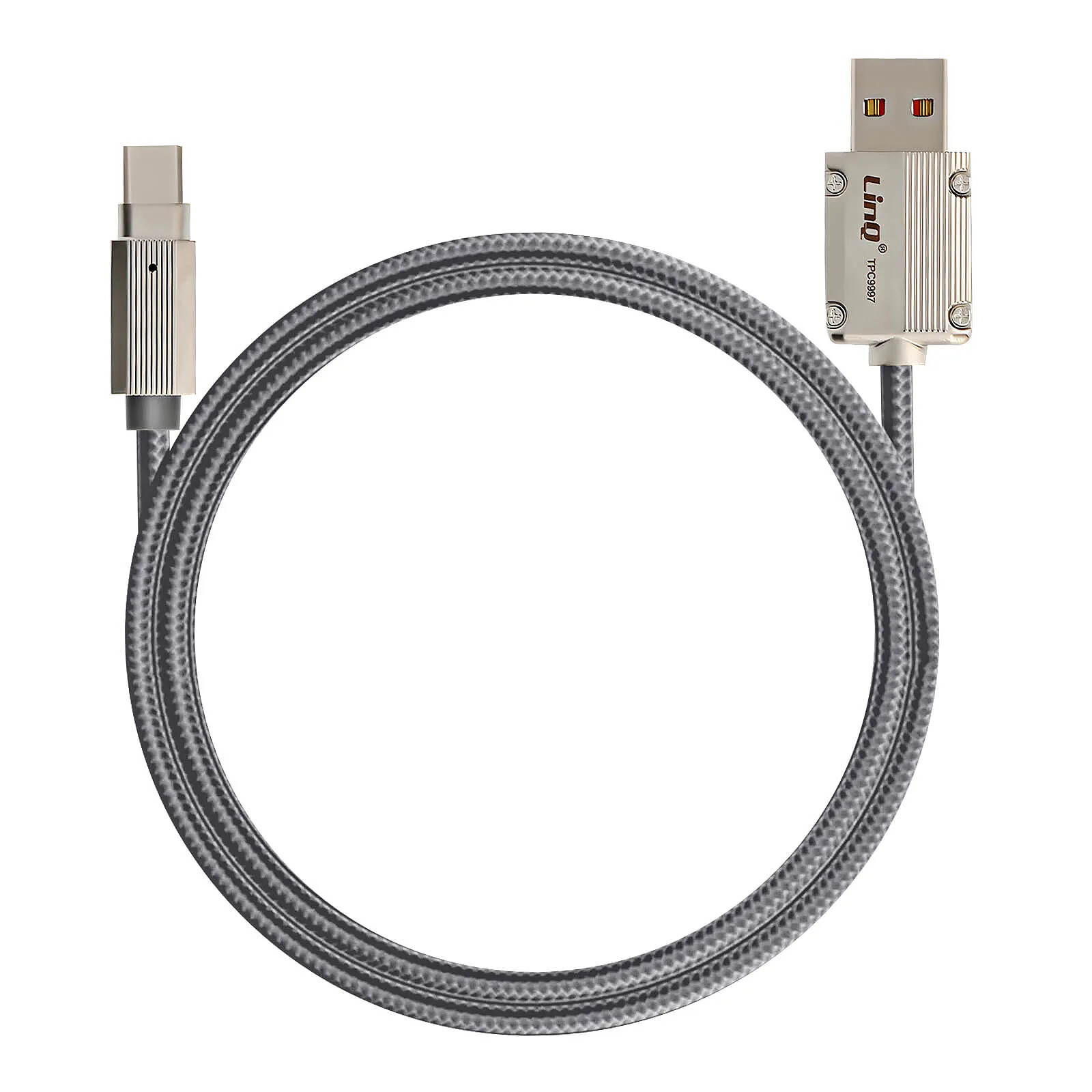 LinQ Câble USB vers USB C Fast Charging 6A Synchronisation Longueur 1 ...