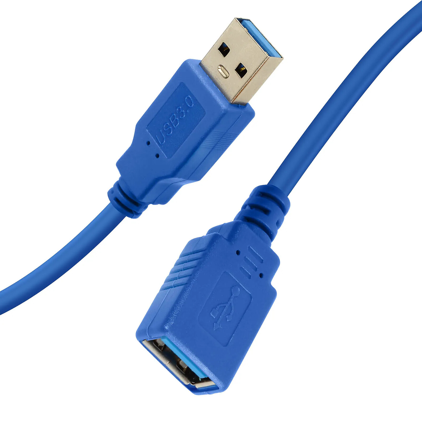 LinQ Câble d'Extension USB 3.0 Synchronisation 5Gb/s Longueur 1,5m Bleu ...
