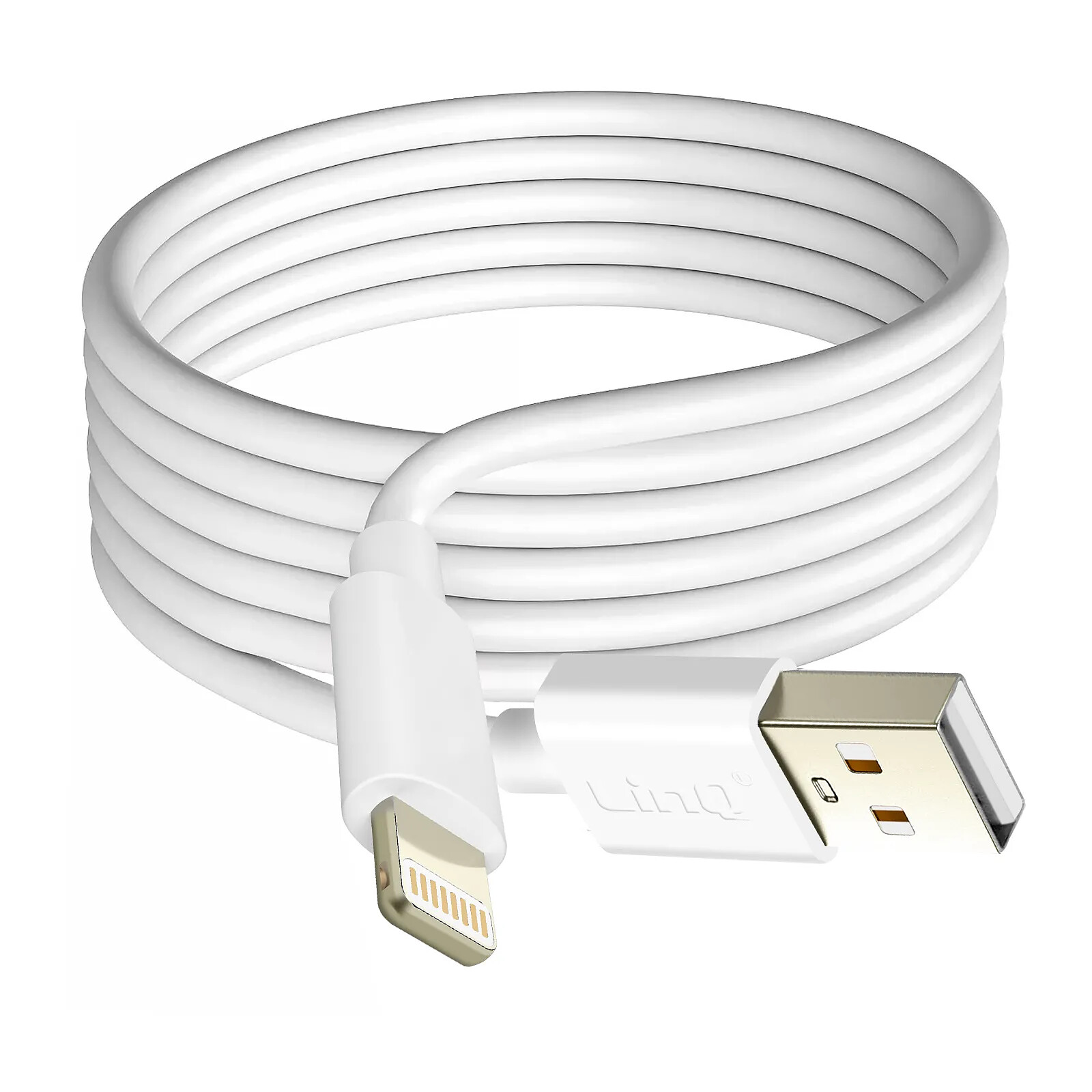 LinQ Câble USB vers Lightning 2m de Long Charge et Transfert de Données ...