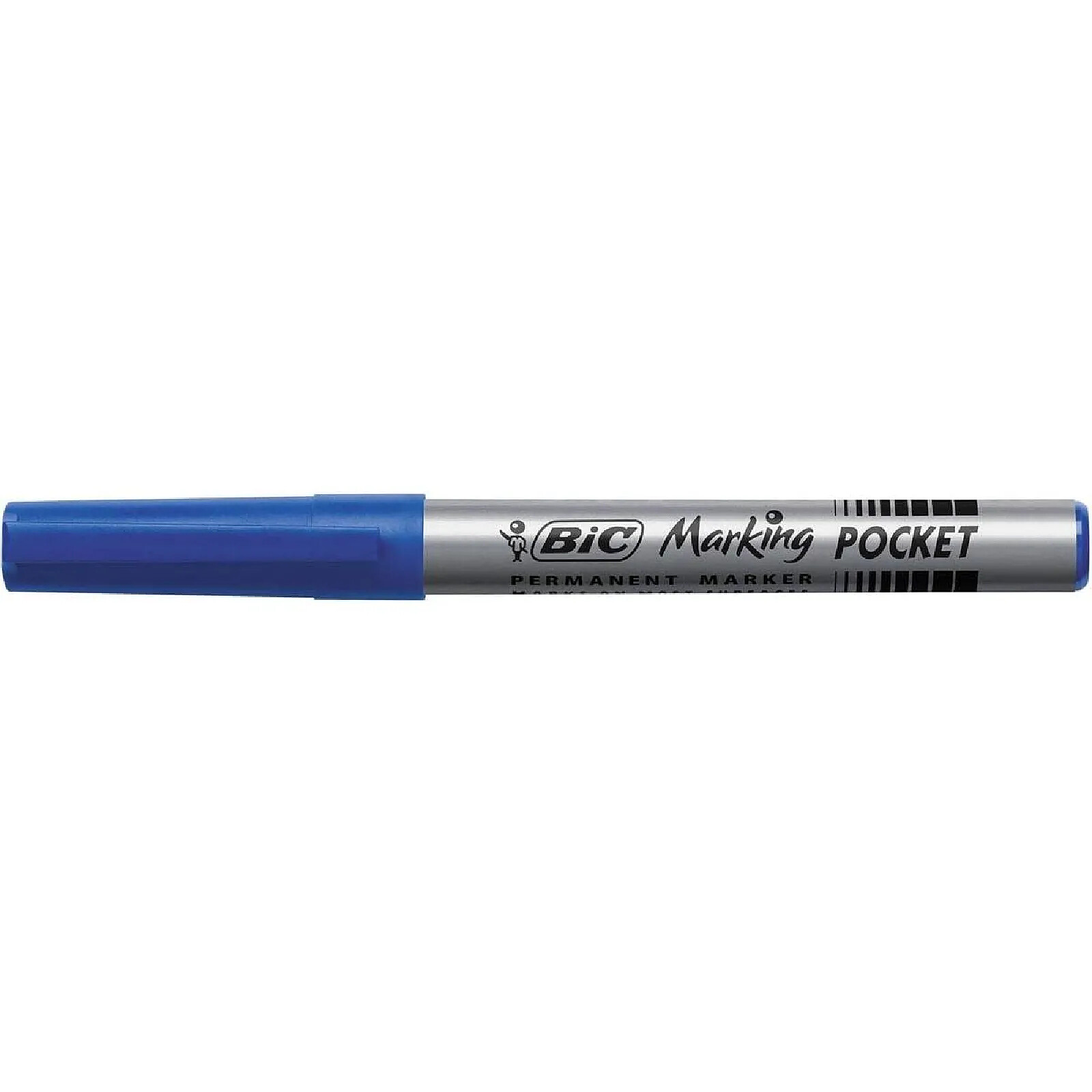 BIC Marqueur Permanent MARKING POCKET 1445 Pointe Ogive Moyenne Bleu x ...