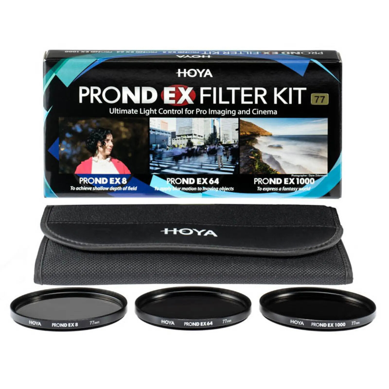 HOYA PRO ND-EX Kit Filtre Pro ND8/ND64/ND1000 49mm - Filtre photo - LDLC