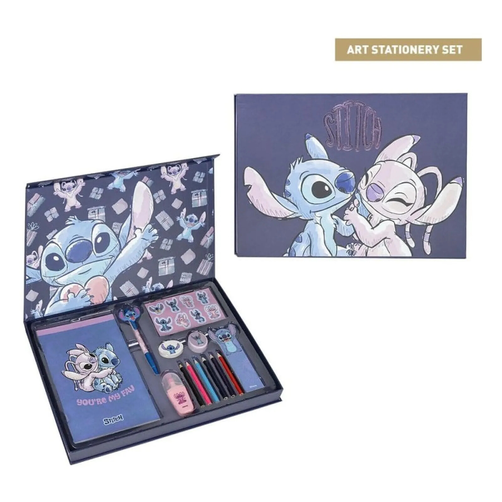 Lilo & Stitch - Set d'écriture 13 pièces You're My Fav - Papeterie - LDLC