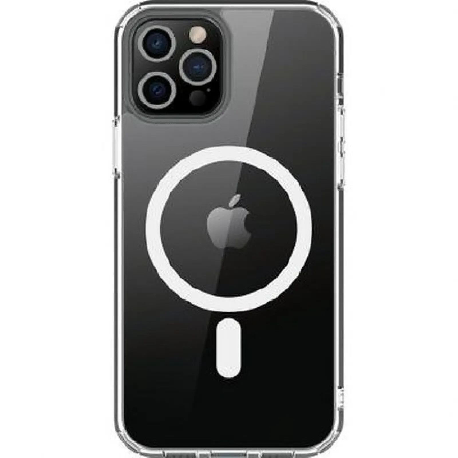 PURO Coque pour iPhone 13 Pro Compatible MagSafe Lite Mag Transparent ...