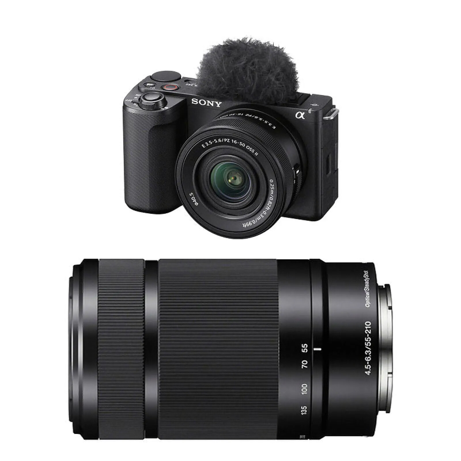 SONY ALPHA ZV-E10 II NOIR + 16-50 II + 55-210 - Appareil photo hybride ...