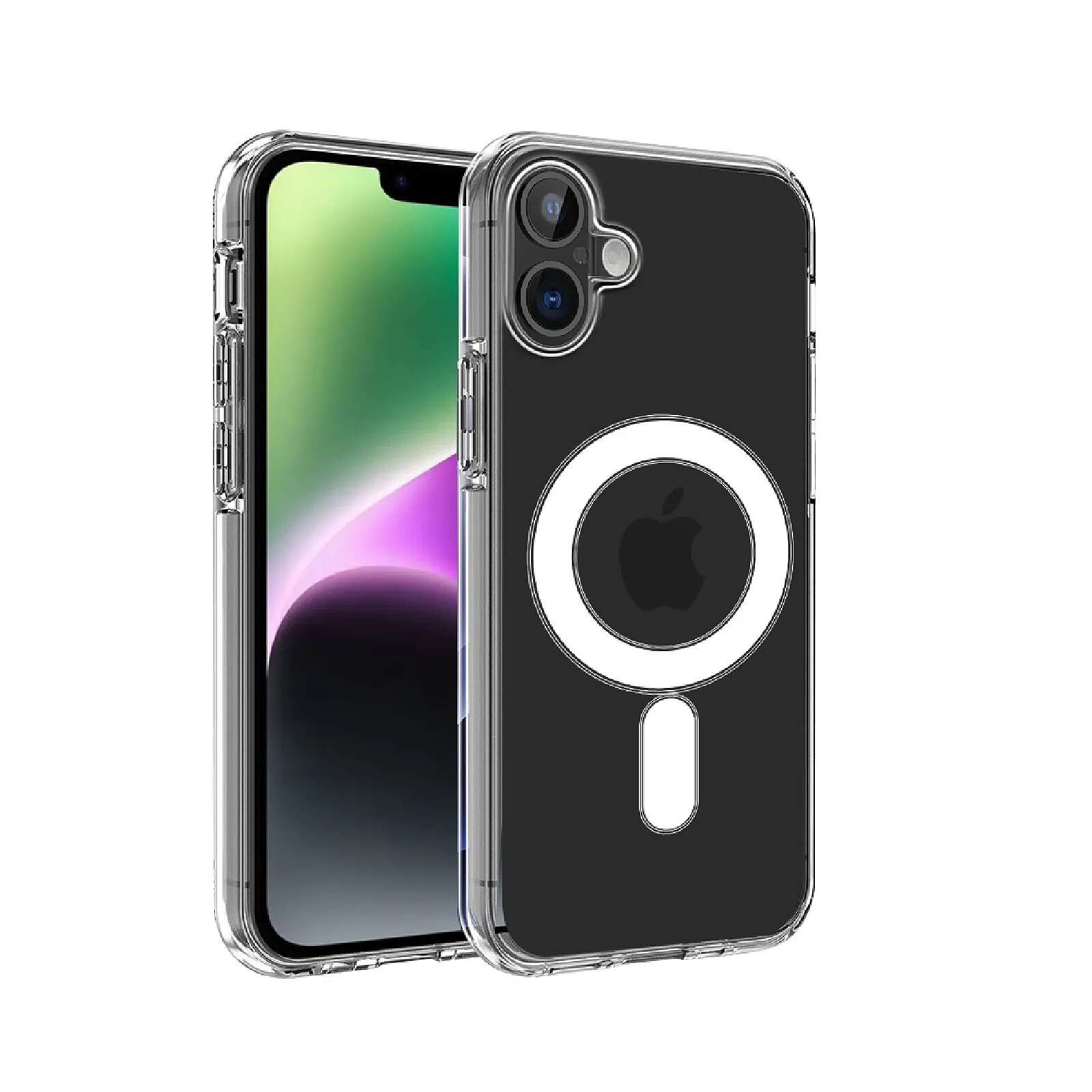 Evetane Coque iPhone 16 transparente Motif Compatible Magsafe antichocs ...